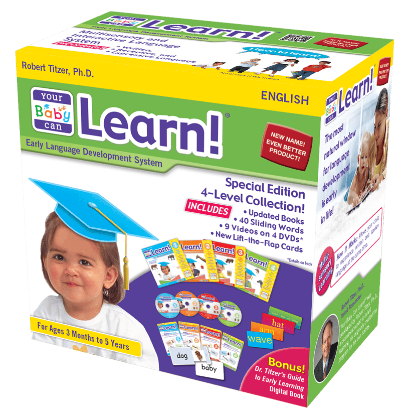 Your Baby Can Learn! Special Edition English 4-Level Kit - Walmart.com