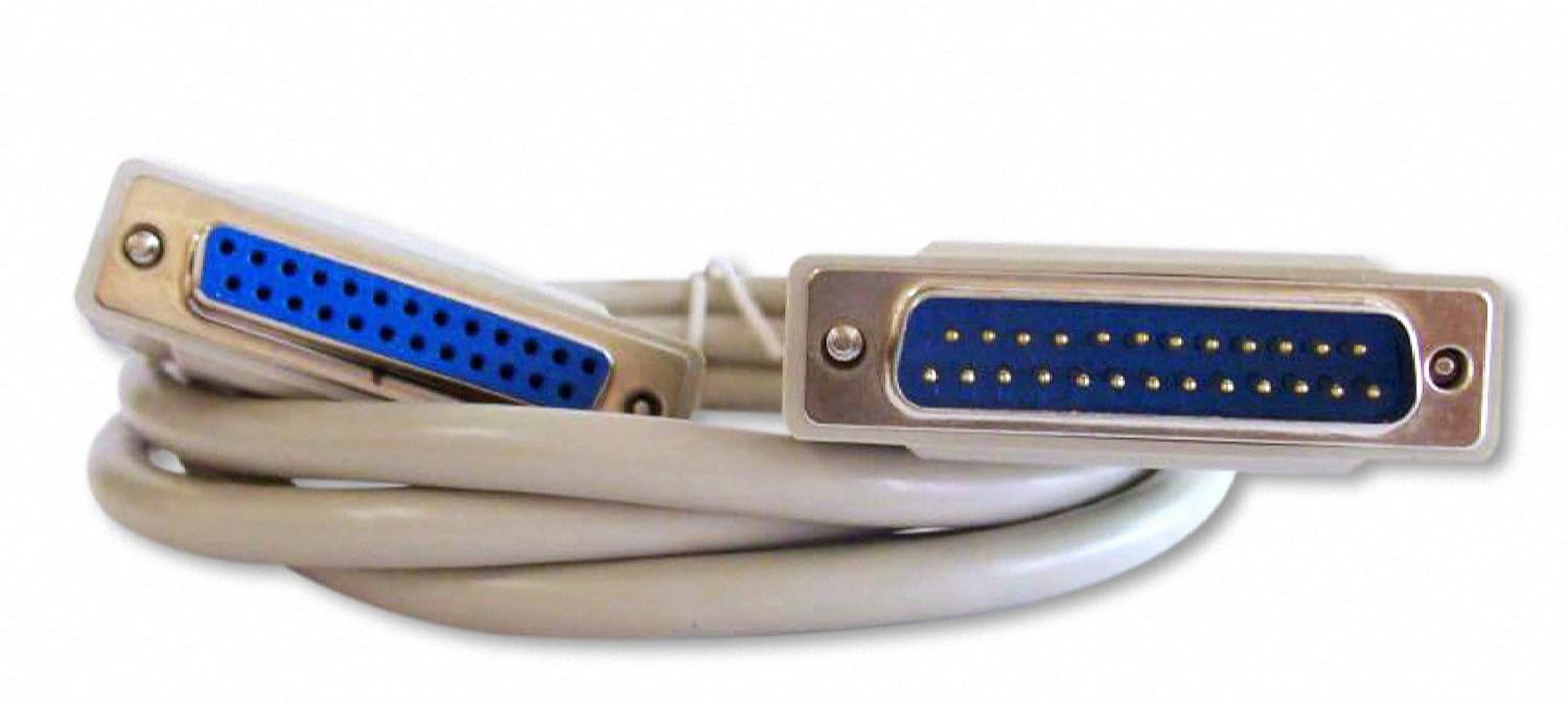 Your Cable Store 6 Foot DB25 25 Pin Serial Port Cable Male/Female RS232 ...