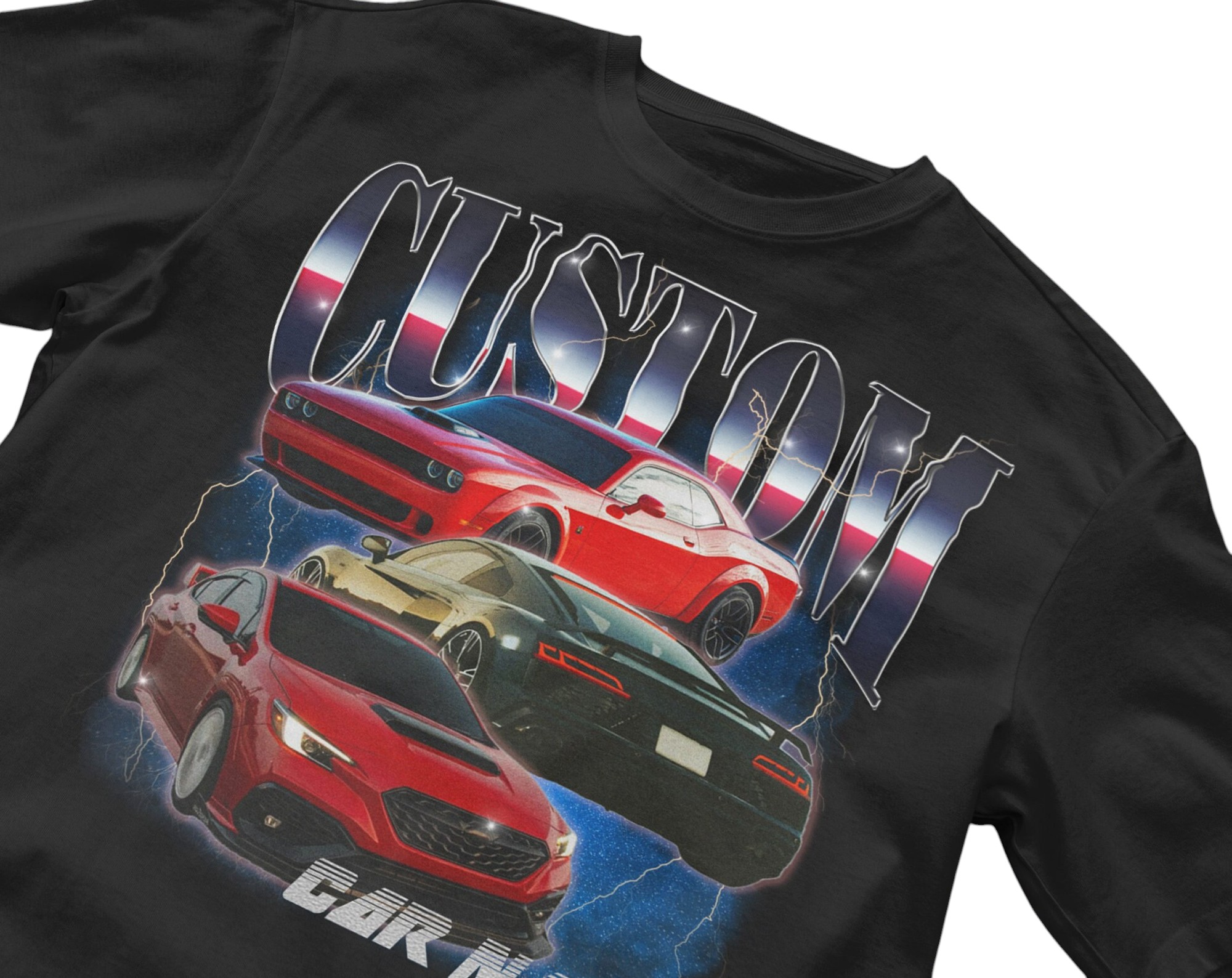 Your Car On Shirt, Custom Retro 90S Car T-Shirt, Muscle Car Tee ...