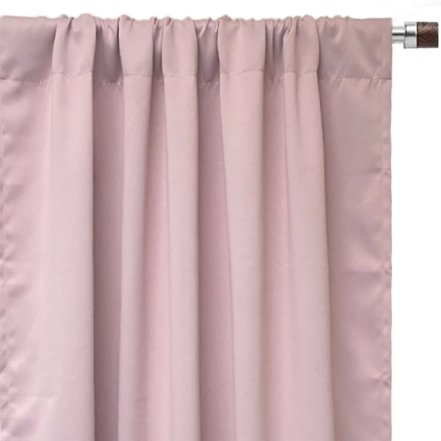 Your Chair Covers - 42 X 84 Inch Blackout Polyester Curtains with Rod ...