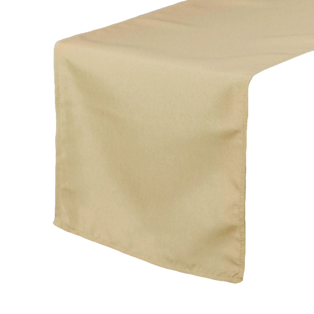 Your Chair Covers - Champagne 14 x 108 Inch Polyester Table Runner for ...