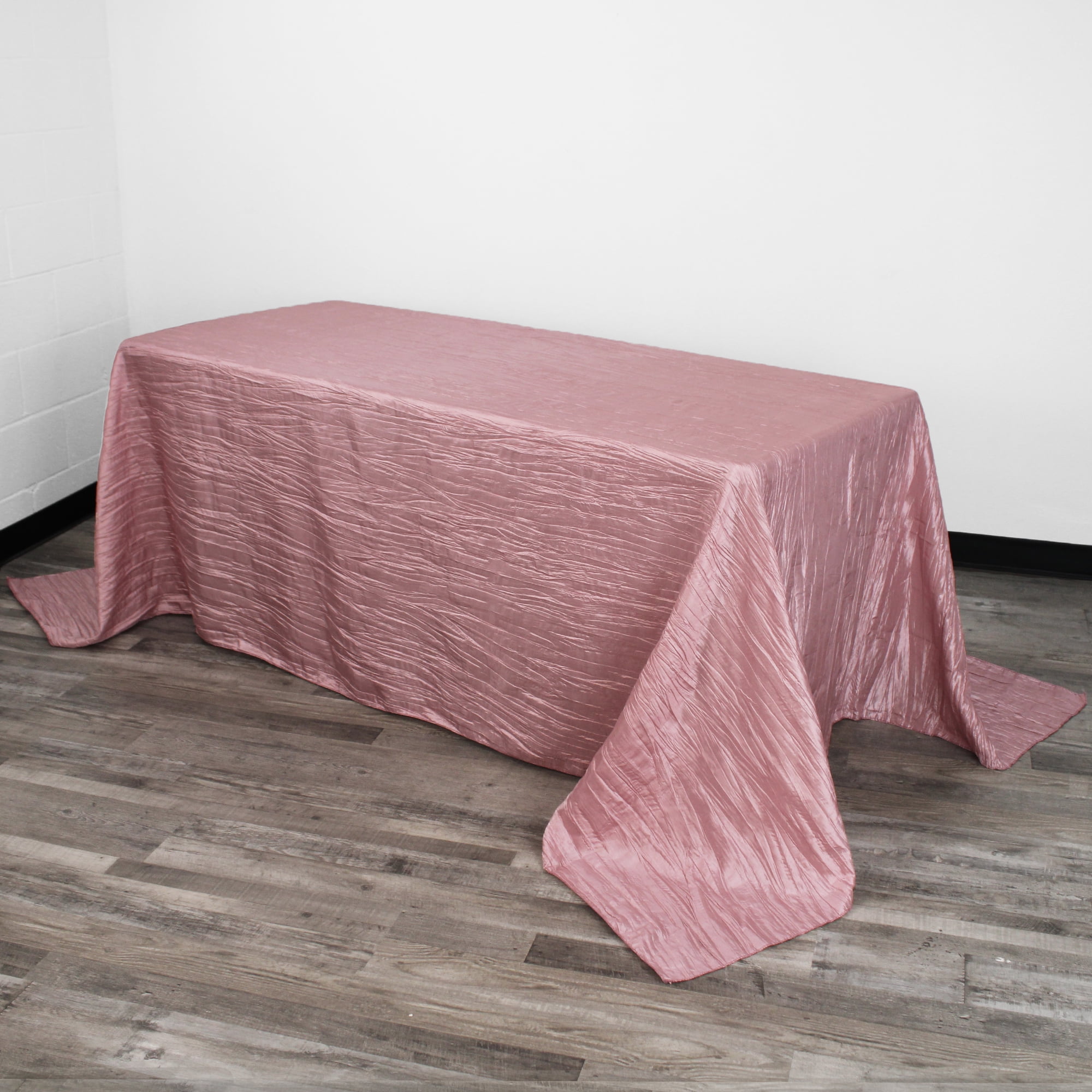 Your Chair Covers - Crinkle Taffeta Tablecloths 90 x 132 in ...