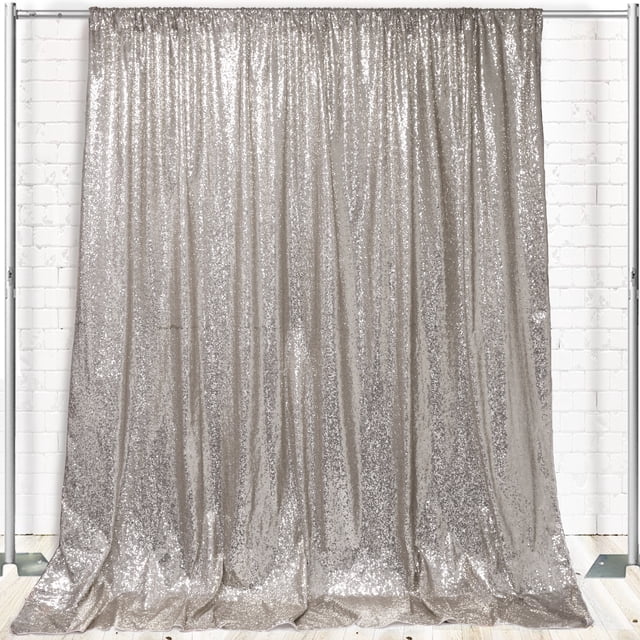 Your Chair Covers - Glitz Sequin on Taffeta Drape/Backdrop 8 ft x 104 ...