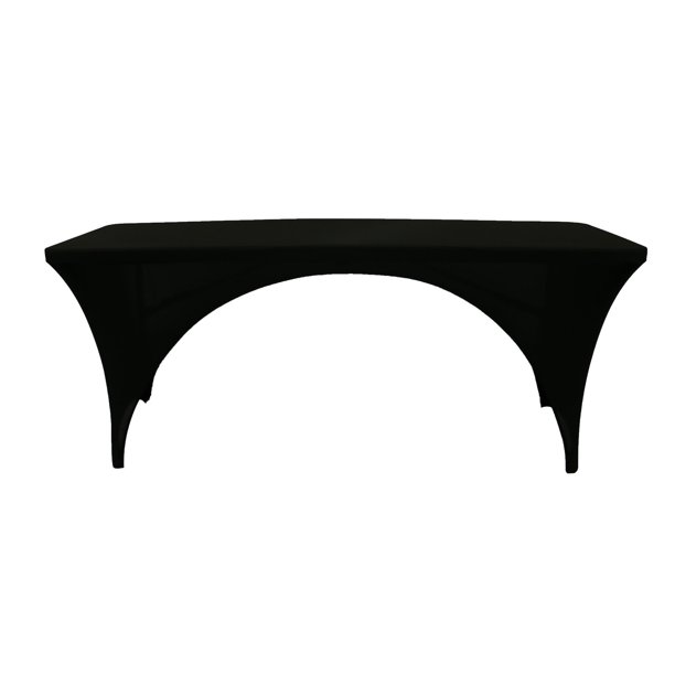 Your Chair Covers - Stretch Spandex 6 ft Open Sides Rectangular Table ...