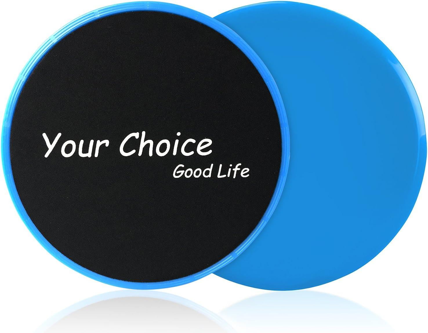 Your Choice Core Sliders - Dual Sided Exercise Gliding Discs for Carpet ...