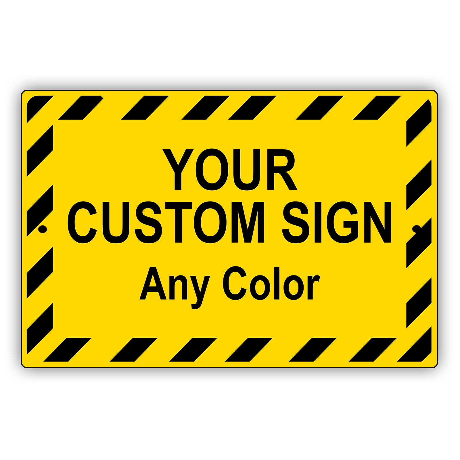 Your Custom Any Color Novelty Display Outdoor Indoor Unique Aluminum ...