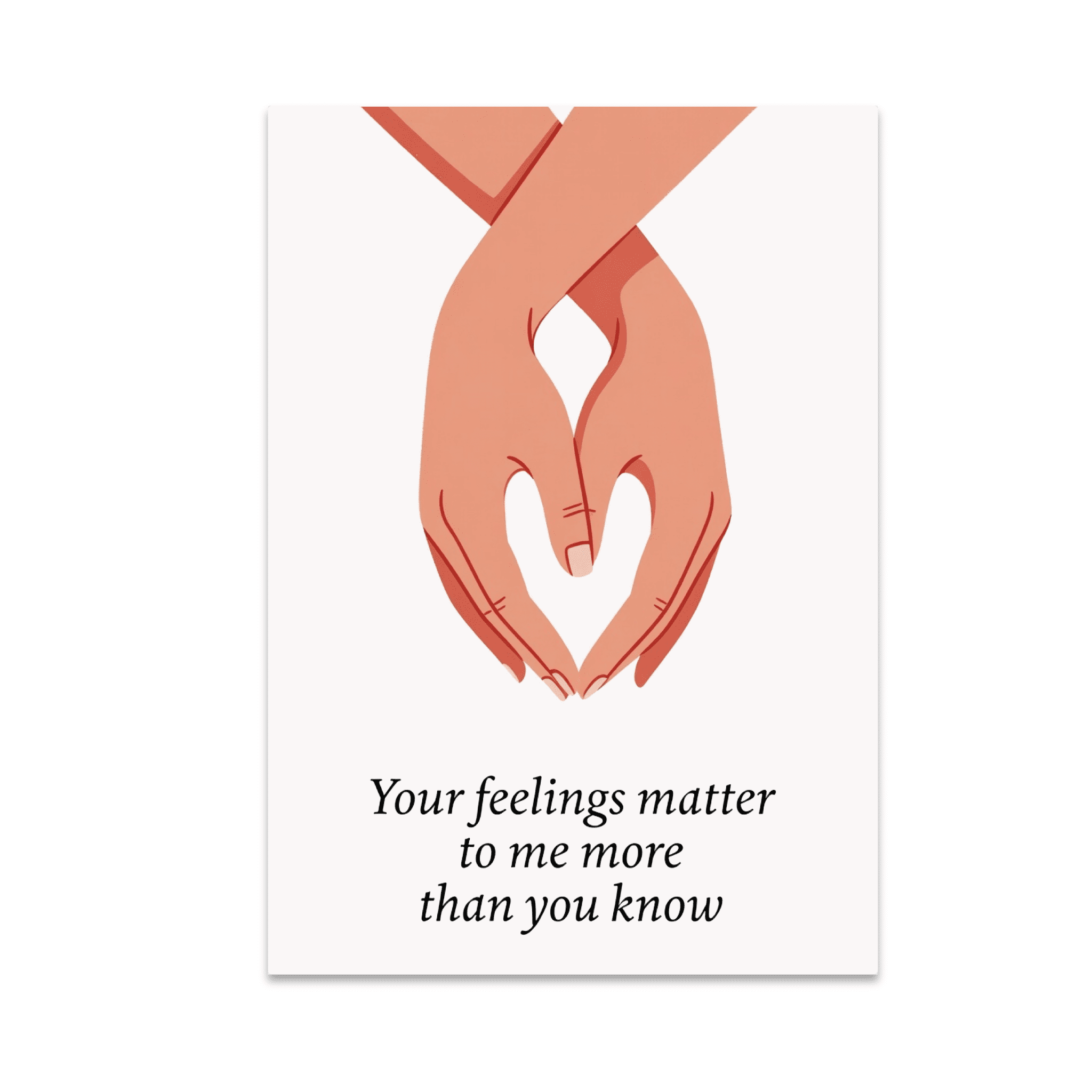 Your Feelings Matter to Me - Heartfelt Wall Decor - 13x19 Poster Print ...