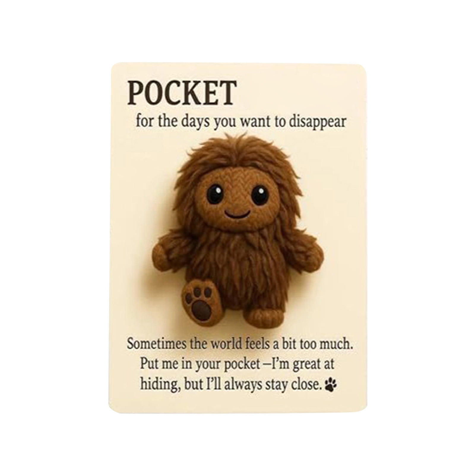 Your Furry Little Encourager 2026 Positive Stuffed Animal Mini Huggable ...