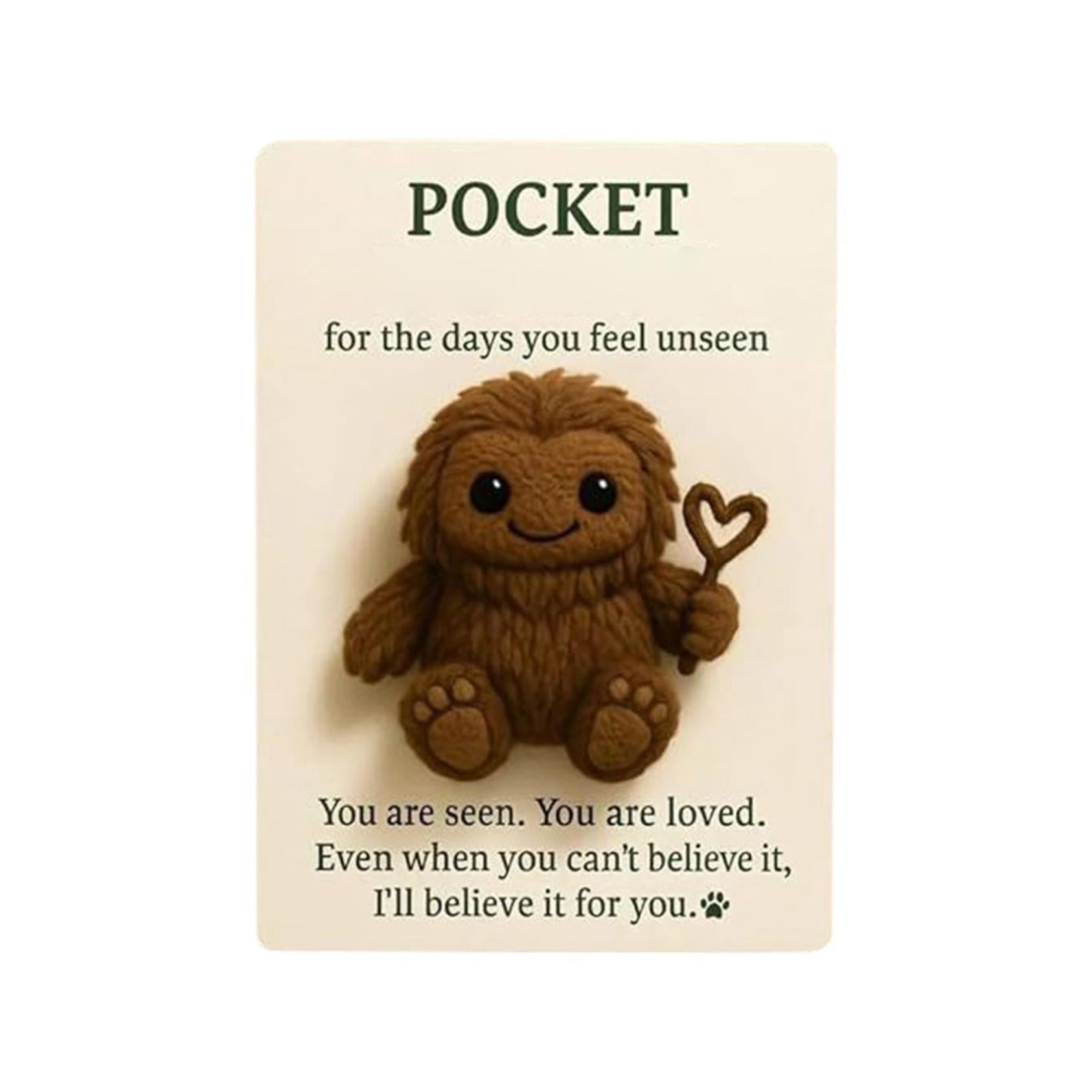 Your Furry Little Encourager 2026 Positive Stuffed Animal Mini Huggable ...