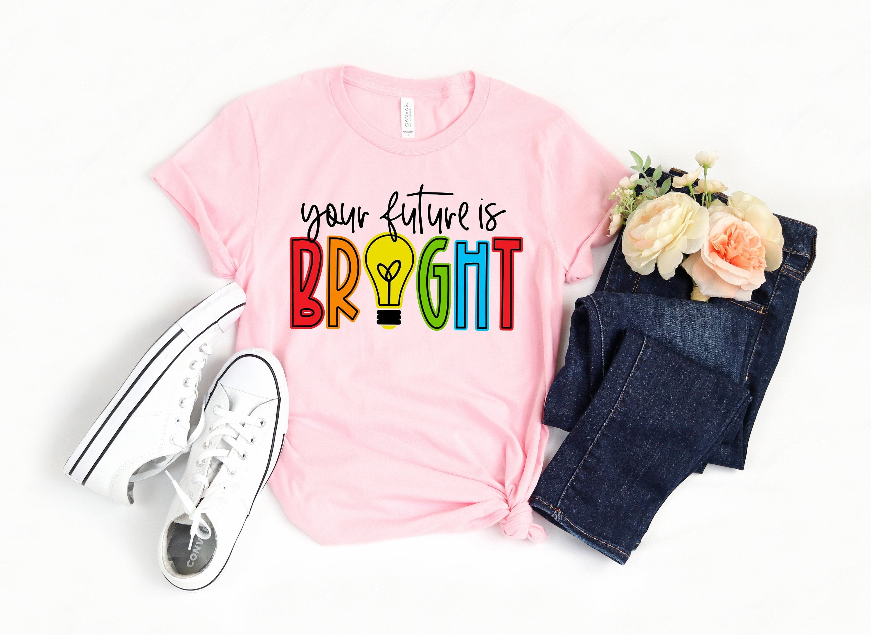 Your Future Is Bright Shirt, Kindergarten Shirt, Back To School Shirt ...