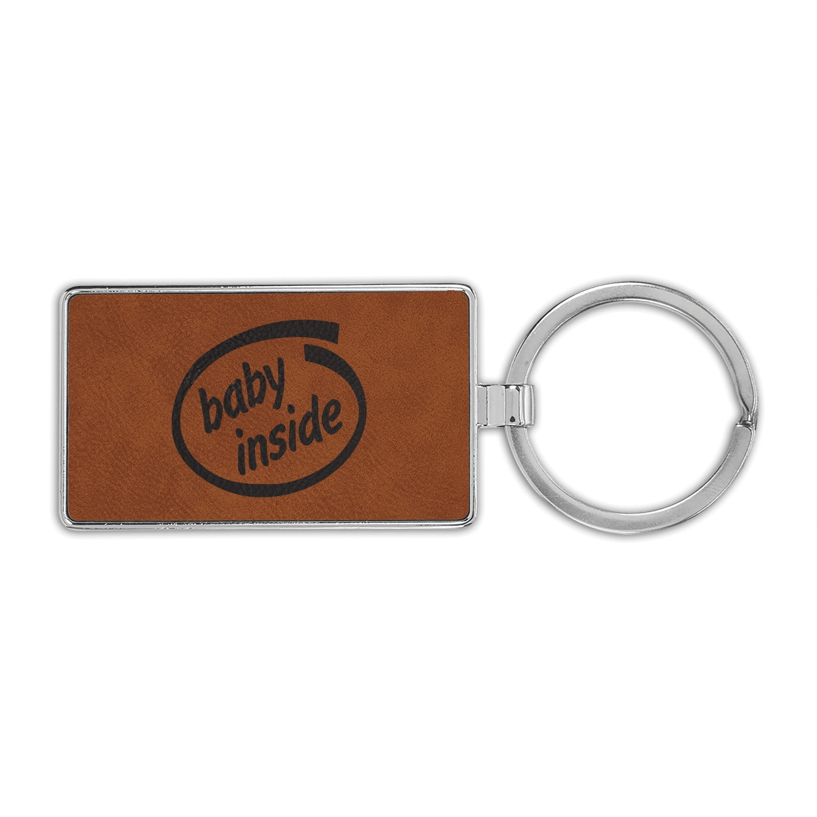 Your Girl Inside Premium Leatherette Keychain jdm - Rawhide - Walmart.com