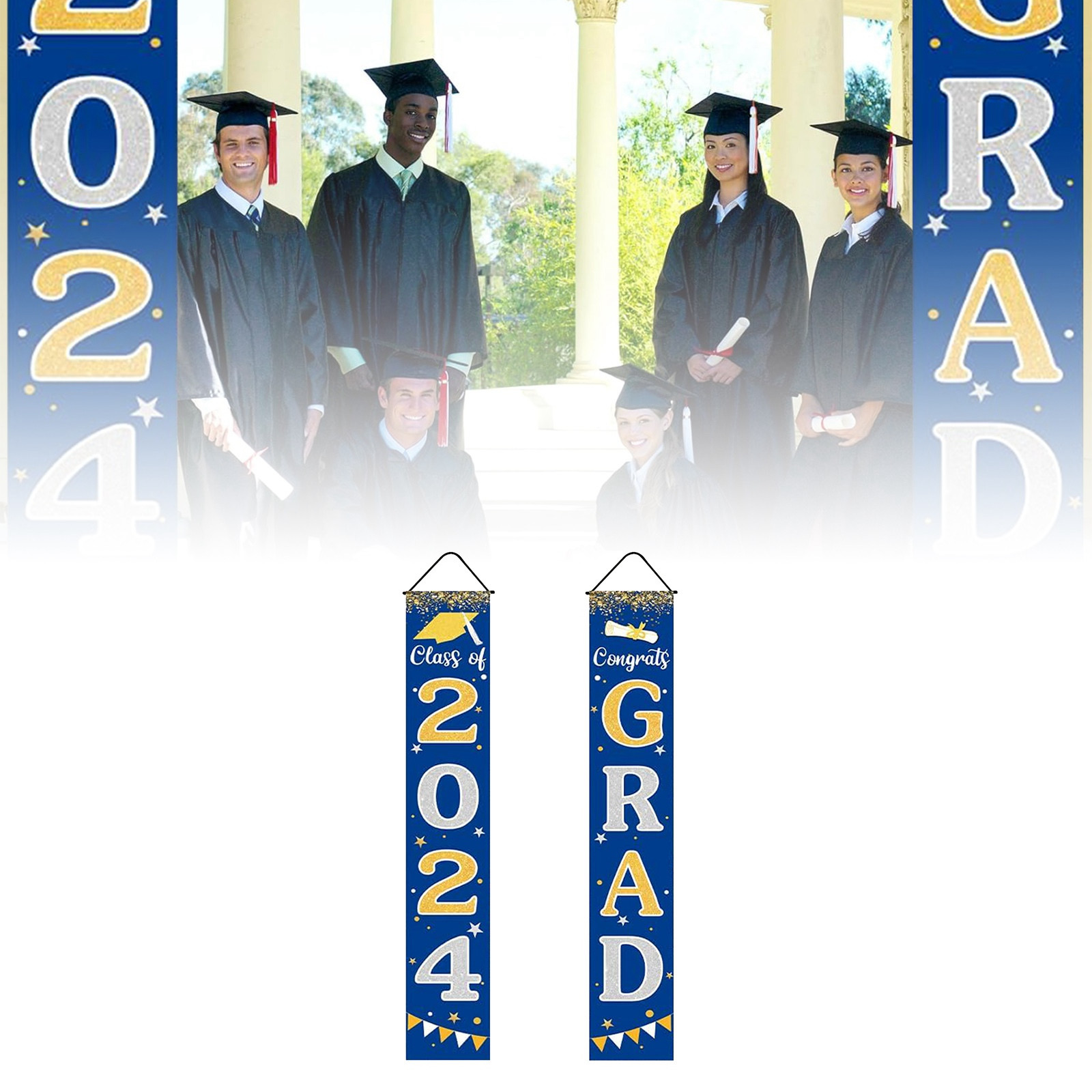 Your Graduation Décor With Trendy Couplets Banner To Start Your New Life (180x30cm). Banner for ...