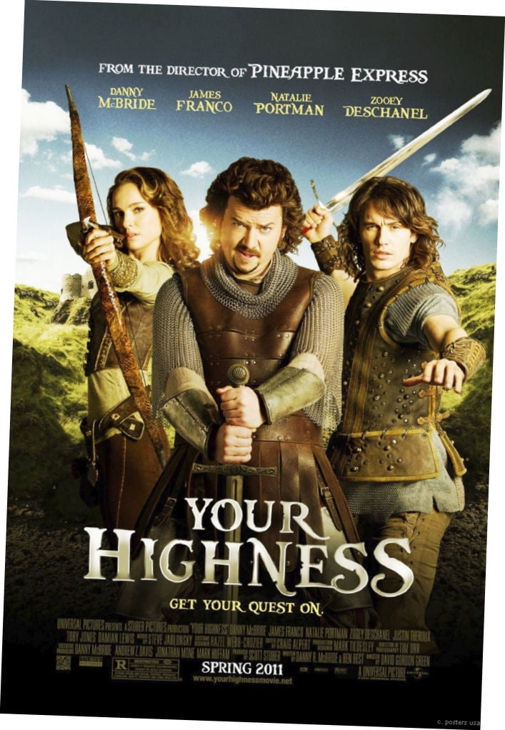 Your Highness poster Metal Sign 8inx 12in Art Print on Metal 8x12 ...