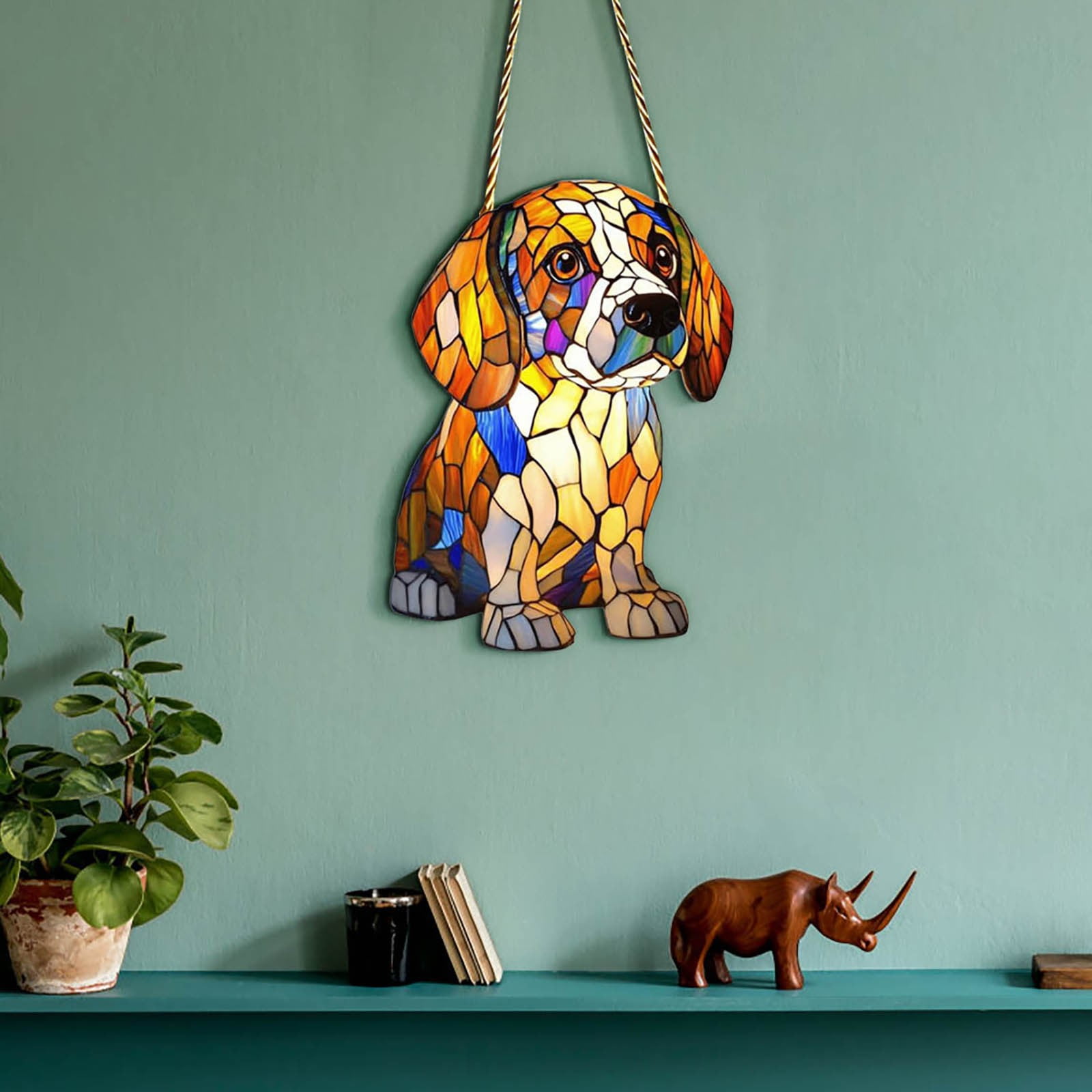 Your Holiday Acrylic Dog Series Wall Decor Pet Theme Animal Ornament ...