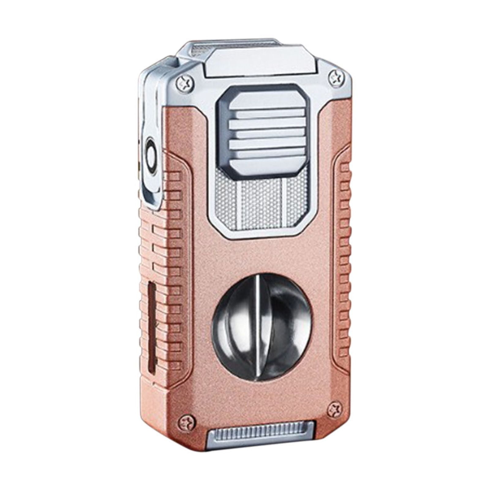 Your Holiday Butane Triple Flame Lighter Windproof Heavy Duty Metal ...