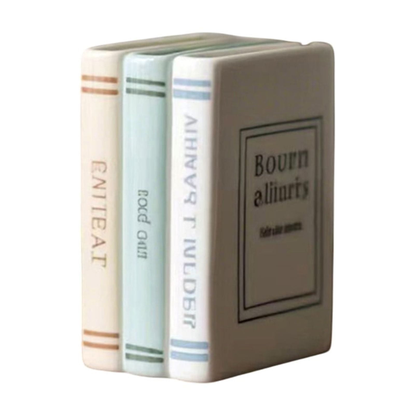Your Holiday Creative European Book Shaped Ceramic Vase Flower Display ...