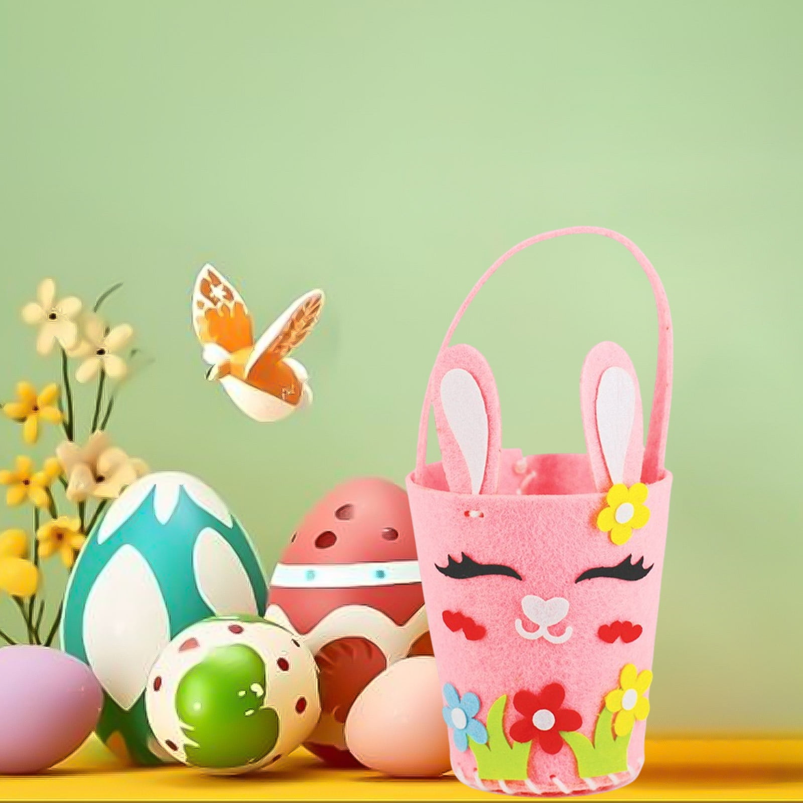 Your Holiday Diy Easter Felt Egg Candy Storage Handbag A - Walmart.com