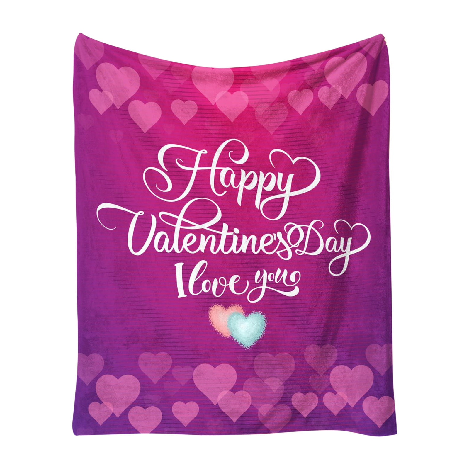 Your Holiday Valentine's Day Love Heart Throw Blanket, Lightweight ...