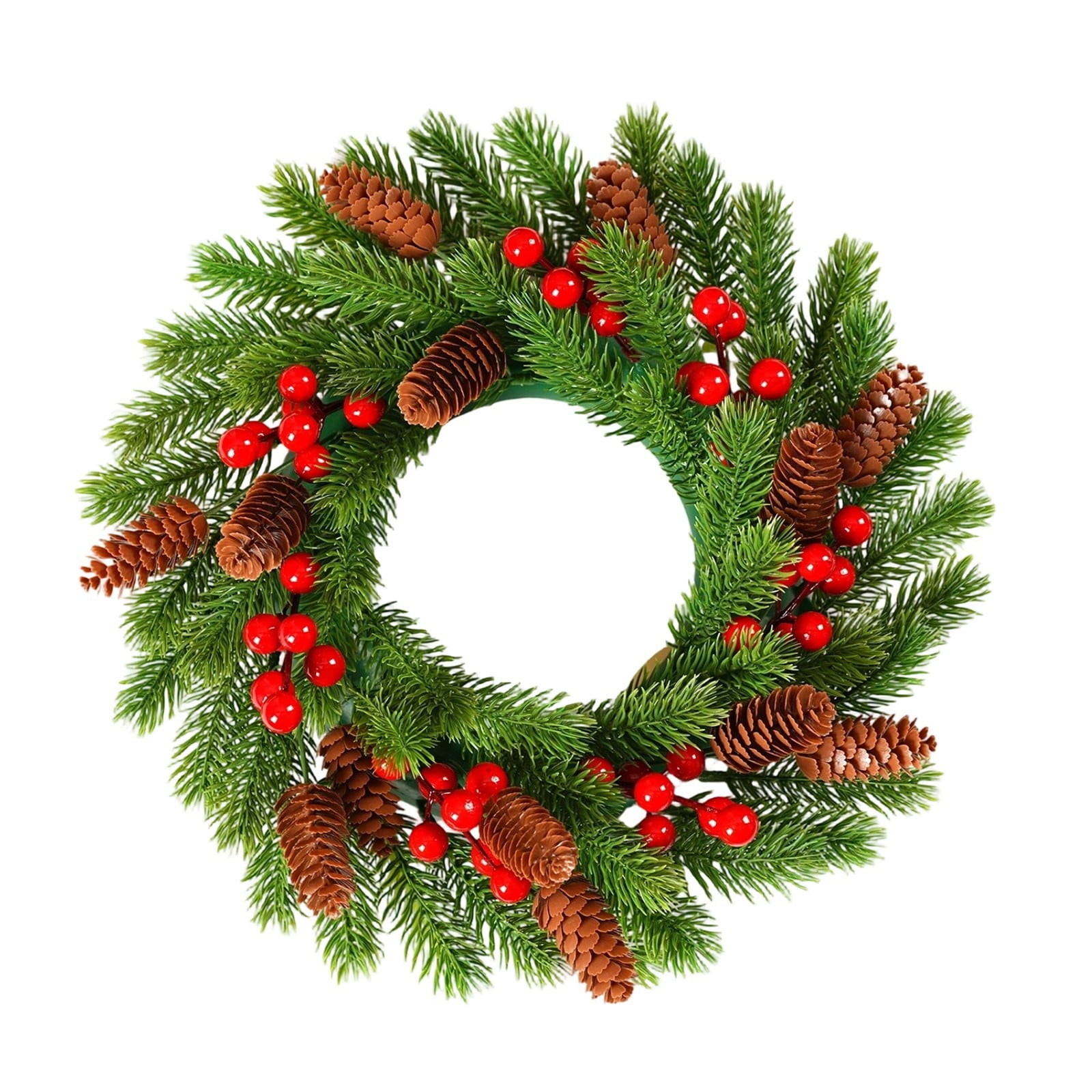 Your Home This Season With : & Red Berries Combination In A Lifelike ...