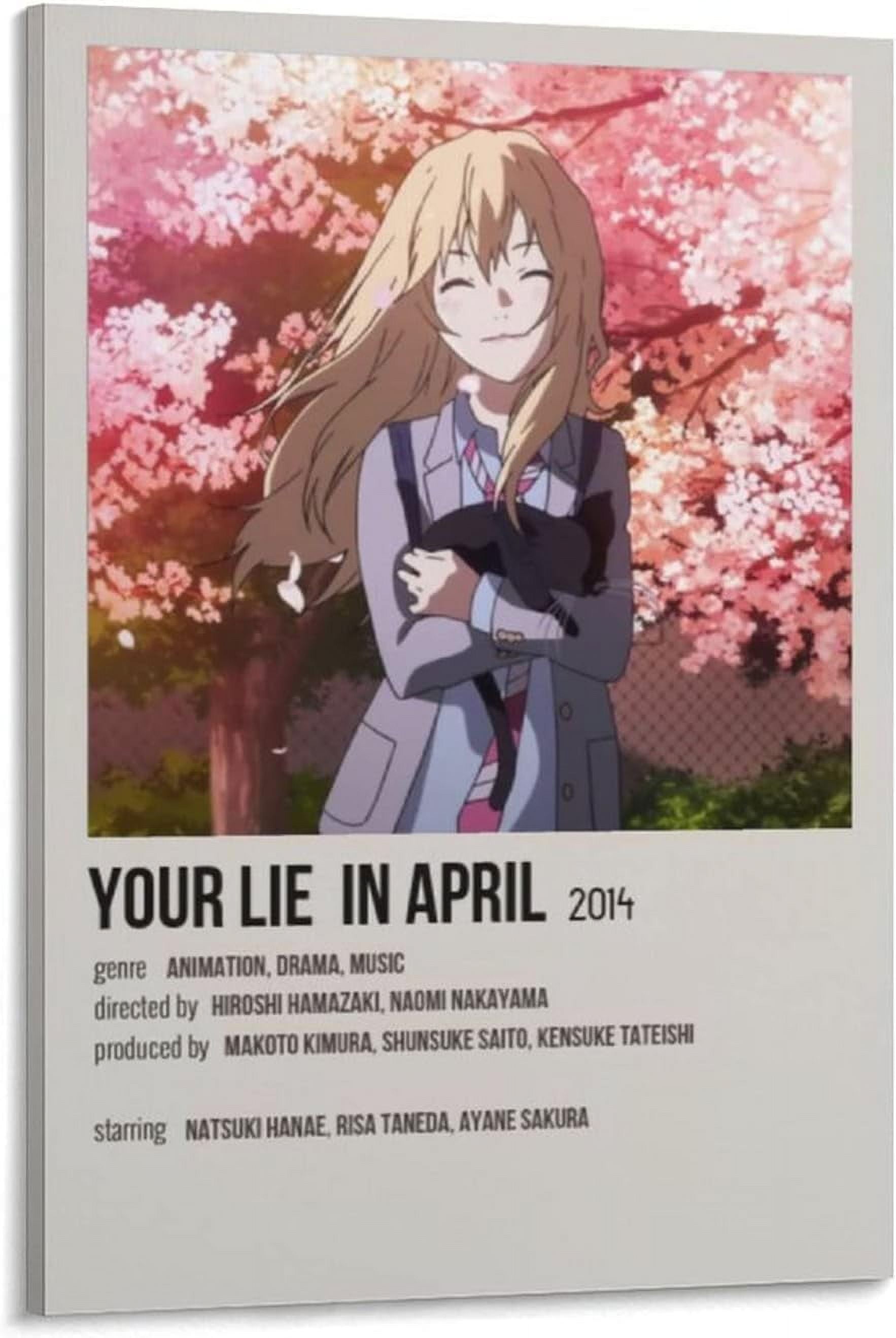 Your Lie in April Vintage Anime for Bedroom Aesthetic Poster Decorative ...
