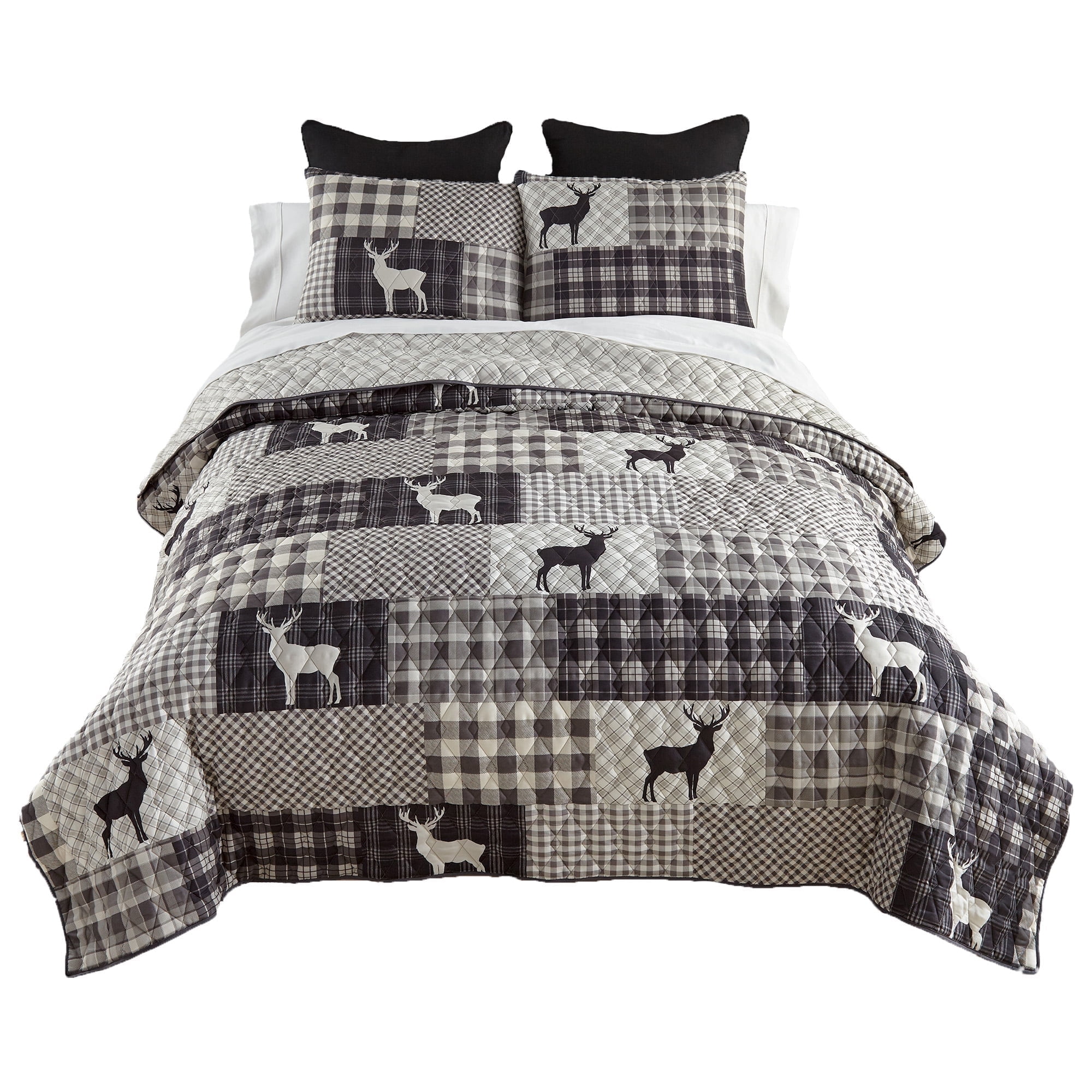 Your Lifestyle by Donna Sharp Ridge Point Microfiber Quilt Set from ...