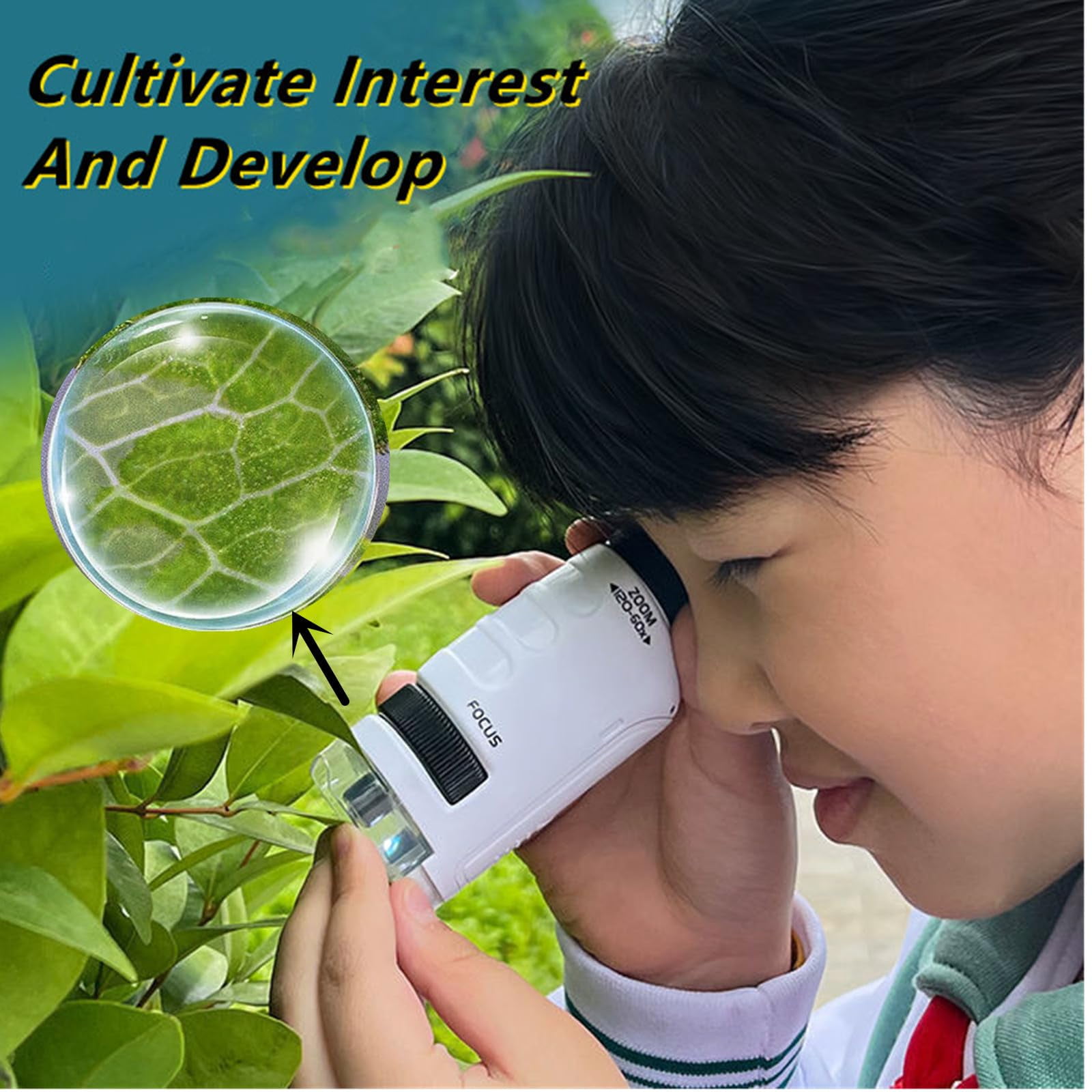 Your Little Scientist Microscope,2024 New Miniscope Portable Miniscope ...
