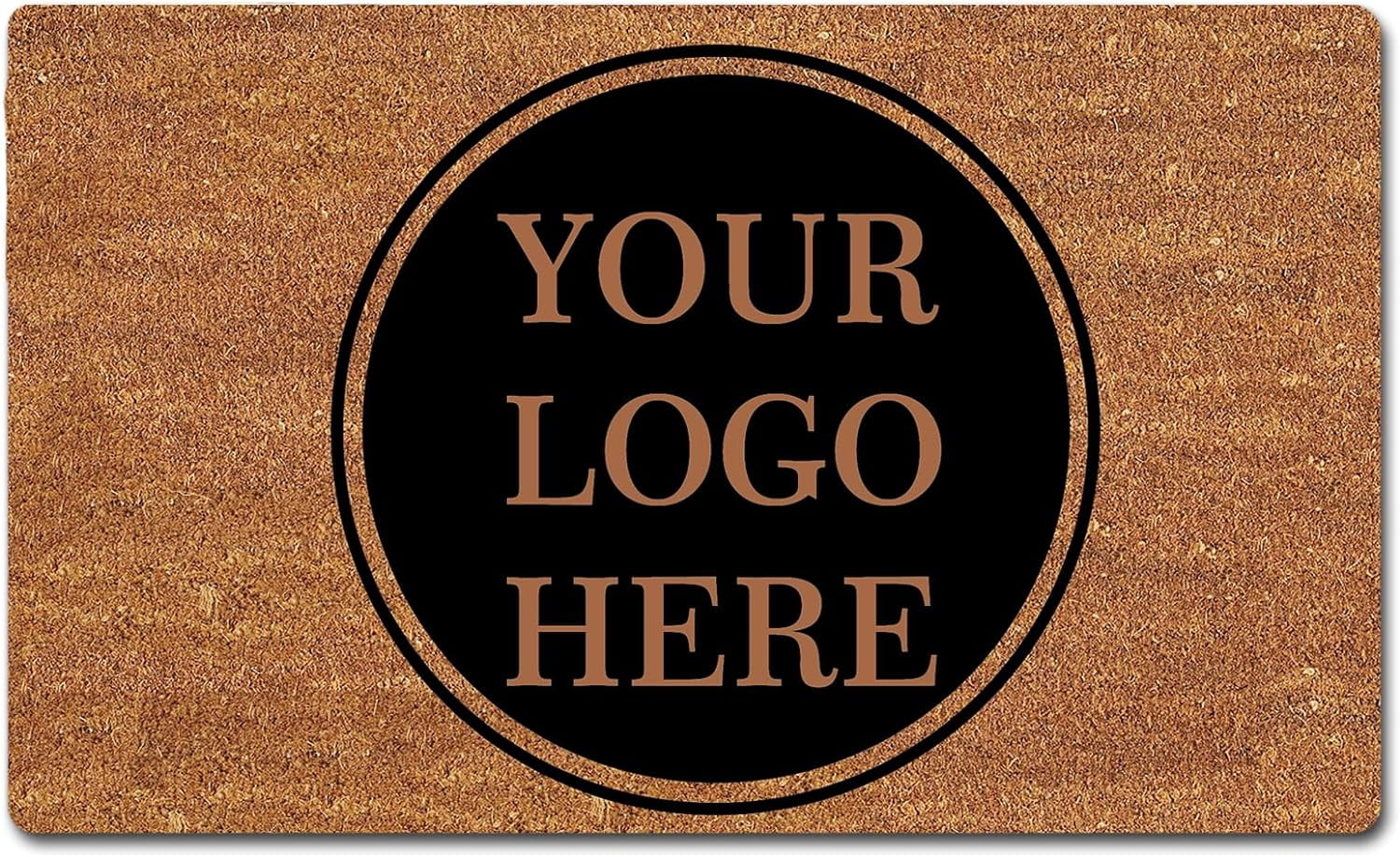 Your Logo Here Personalized Doormat Your Custom Design Door Mat ...