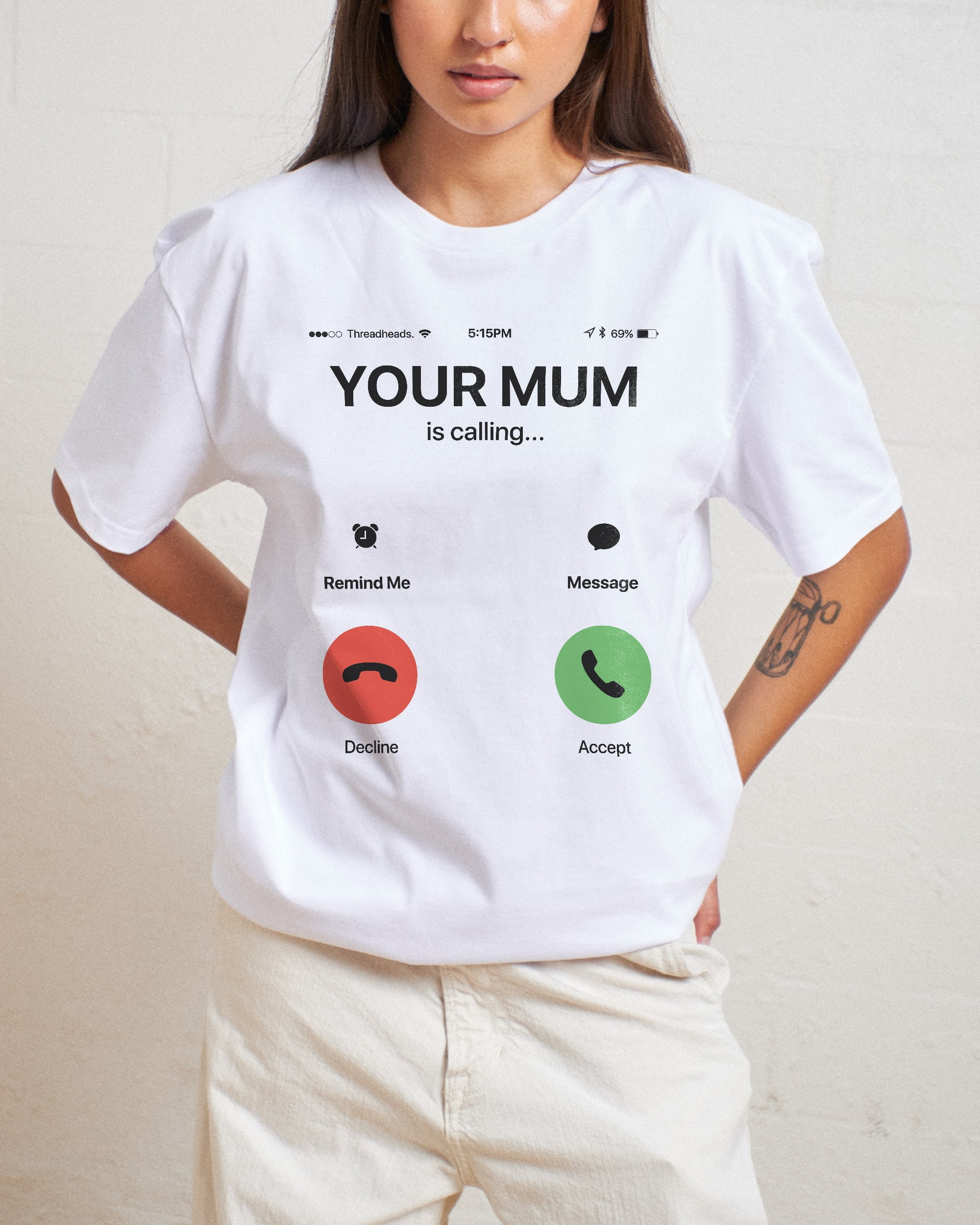 Your Mum is Calling T-Shirt - Walmart.com