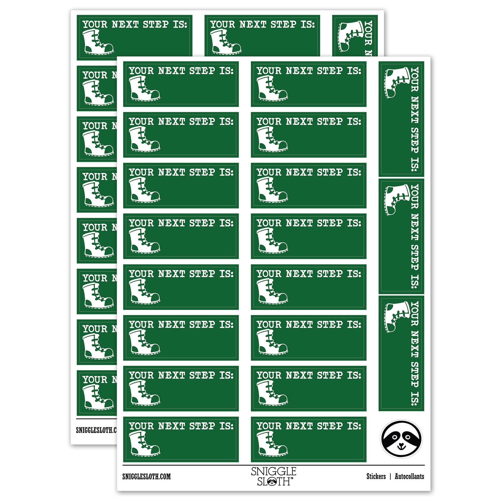 Your Next Step is Teacher Student School Sticker Set - Dark Green ...