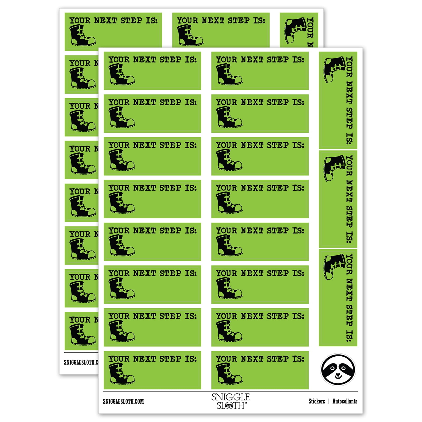 Your Next Step is Teacher Student School Sticker Set - Light Green ...