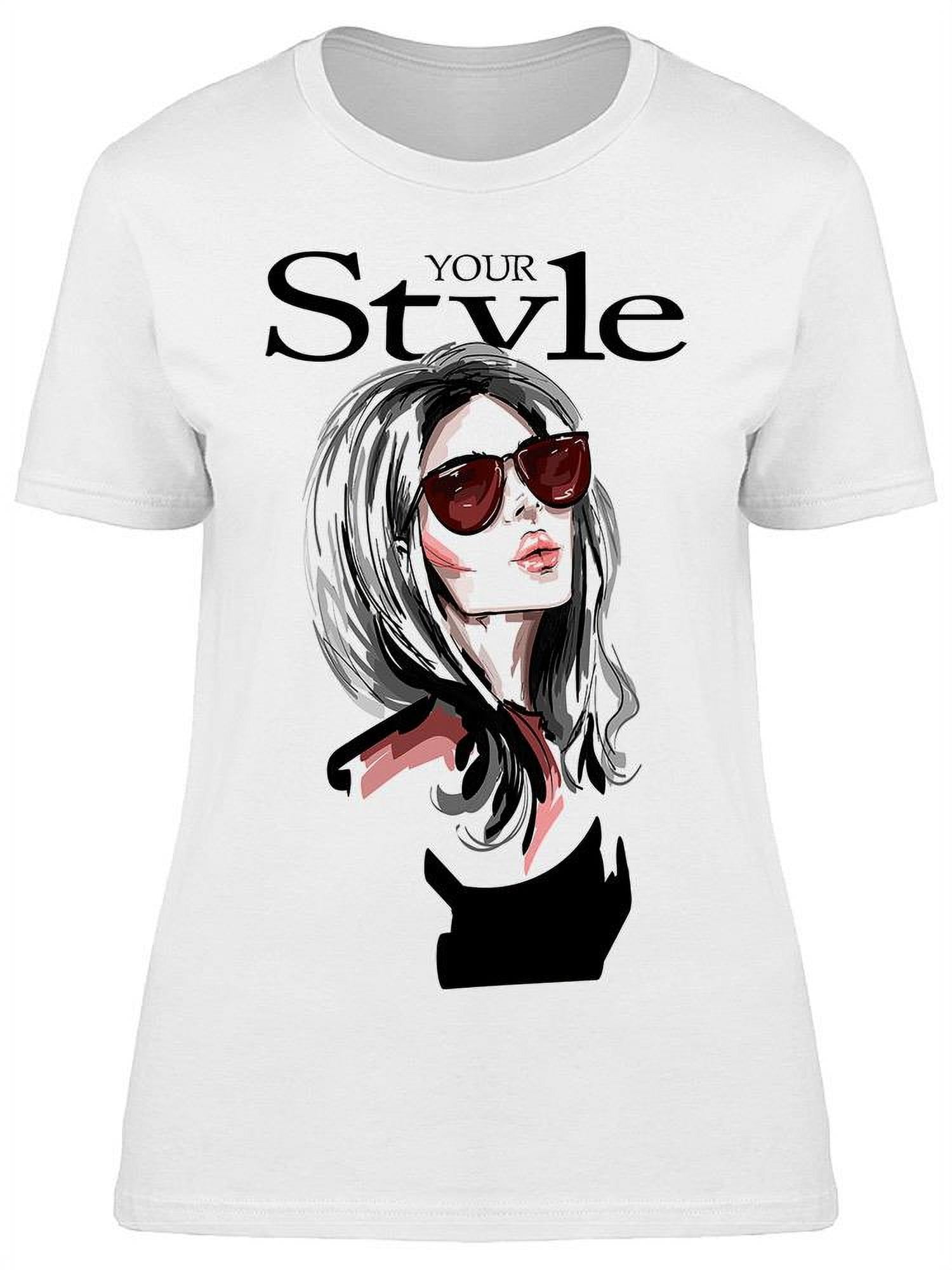 Your Style Beautiful Model T-Shirt Women -Image by Shutterstock, Female ...