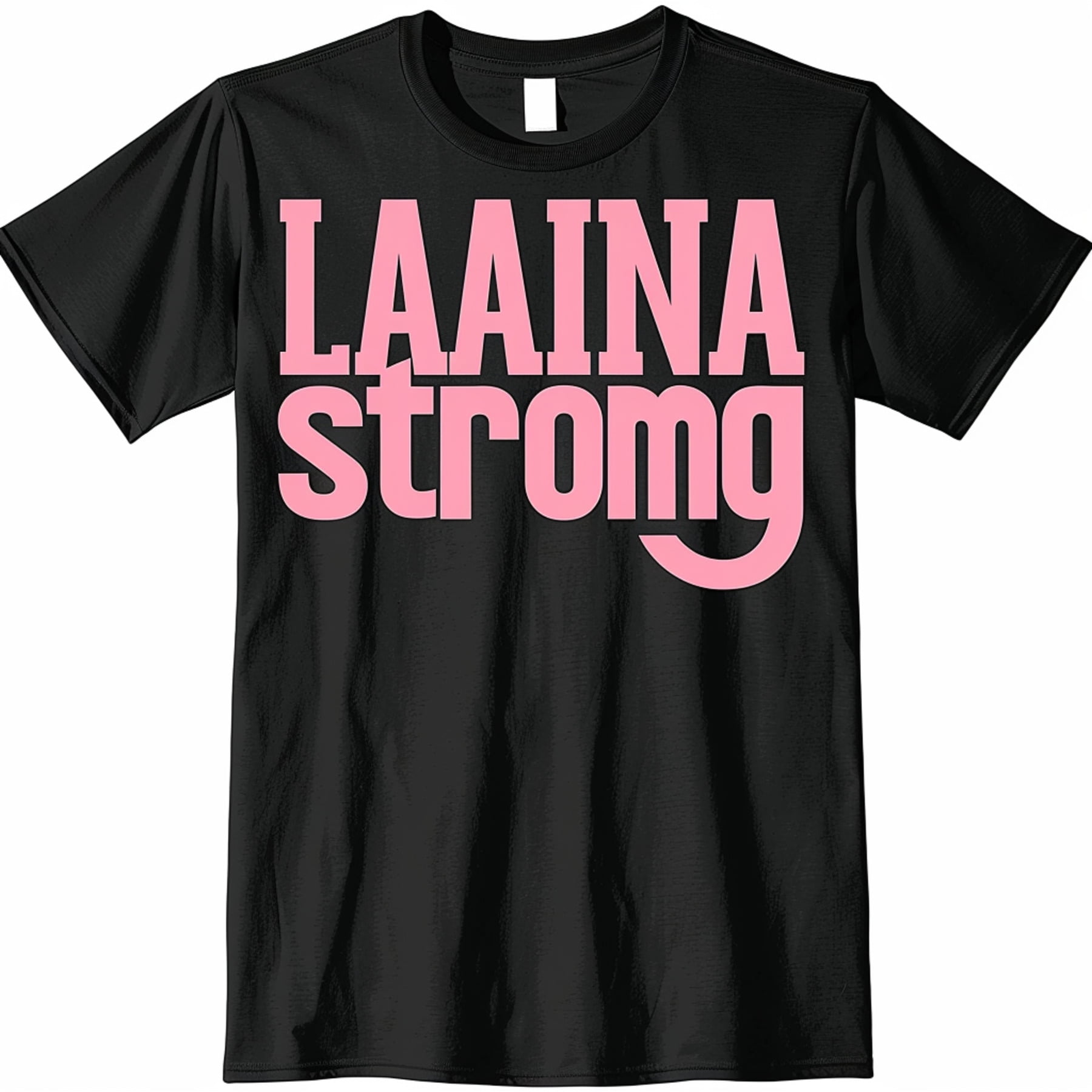Your Style with LAHAINA Strong Black T Shirt Featuring Chic Hawaii State Outline Design ...