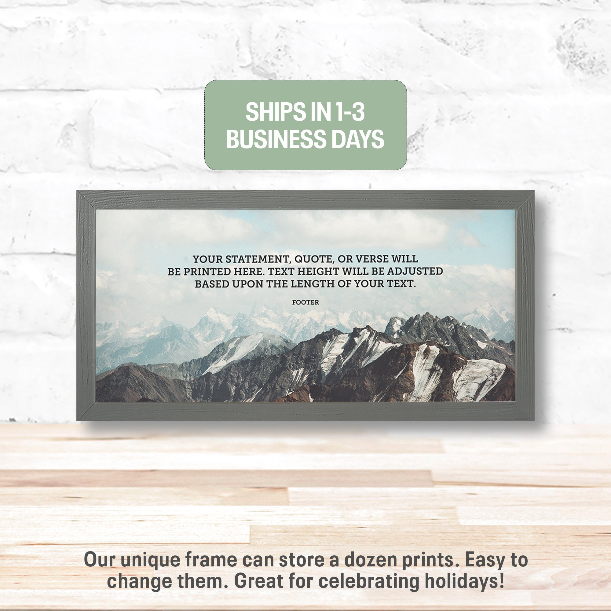 Your Text Template | Custom Quote, Poem, Verse Print, Wall Decor ...