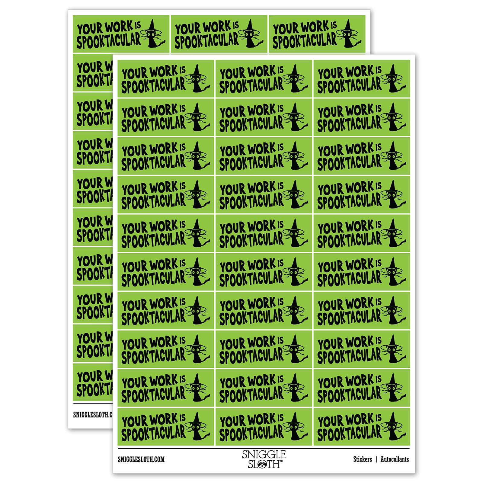 Your Work is Spooktacular Spectacular Teacher Student School Sticker ...