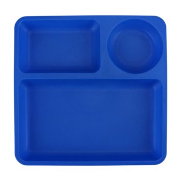 Equate Divided Plate, Red - Walmart.com