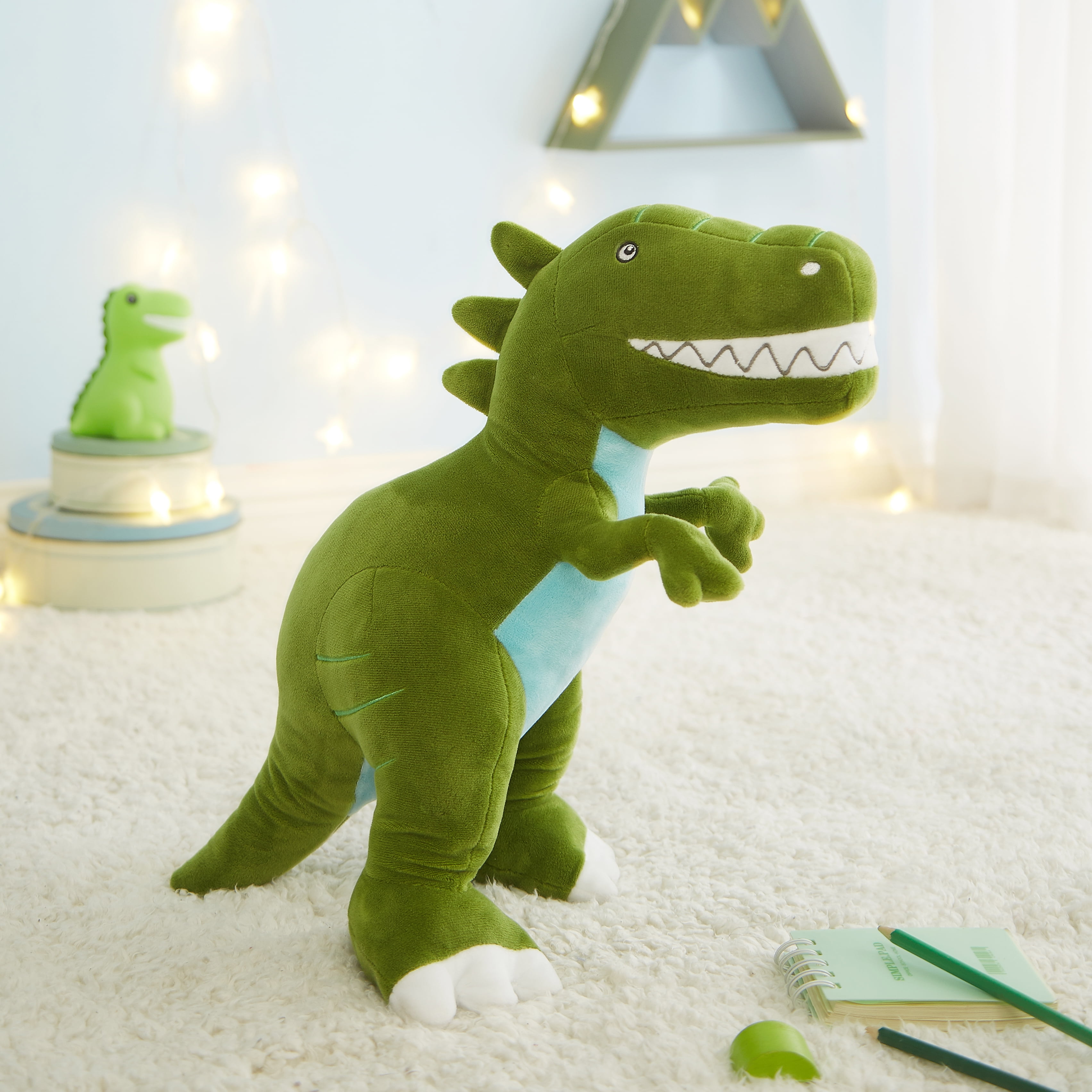 Your Zone Kids 3D Plush Figural Pillow, Dinosaur, 1 Piece, Dinosaur ...