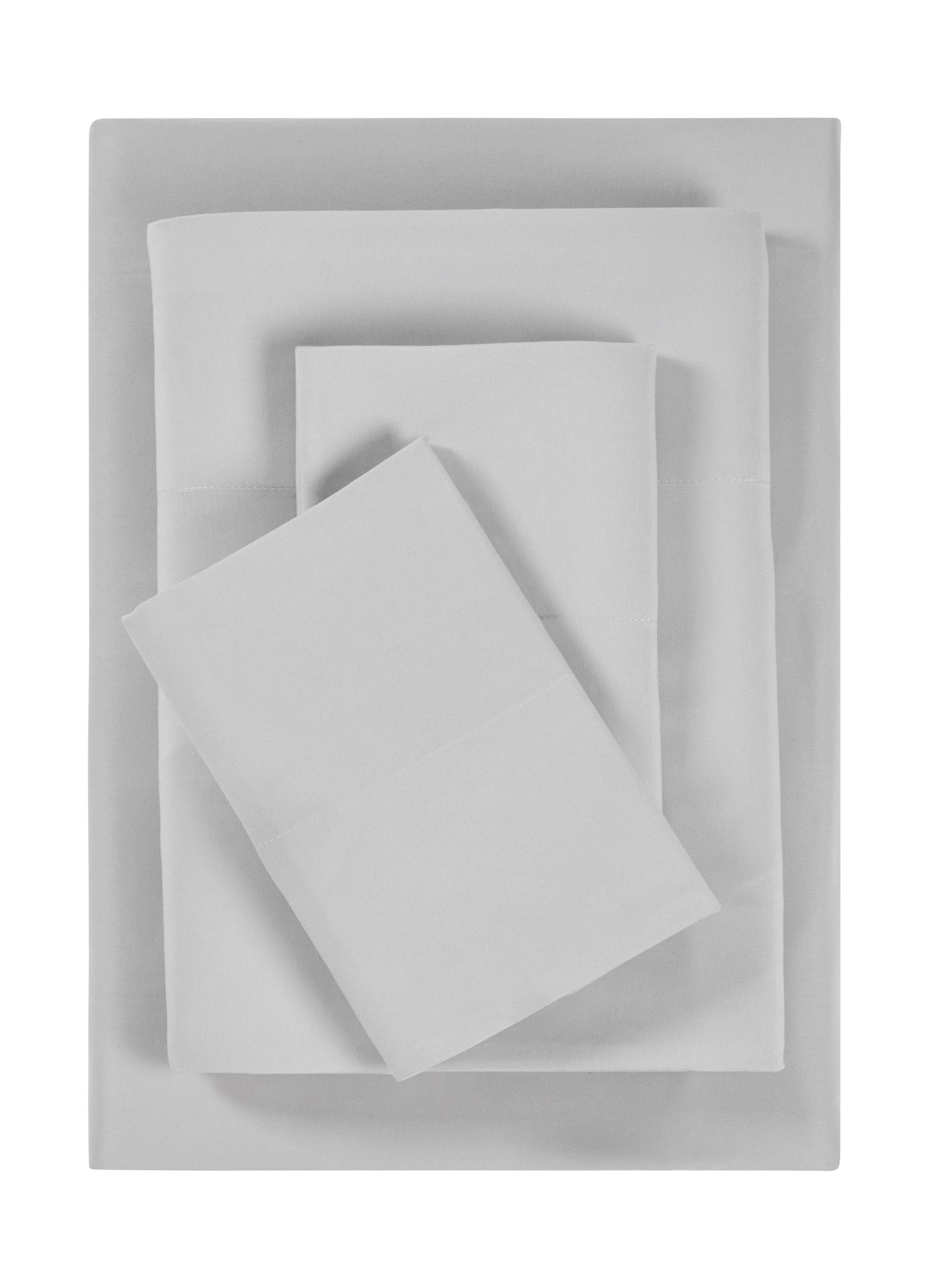 Your Zone Kids Super Soft Microfiber Sheet Set Gray Full 4 Piece ...
