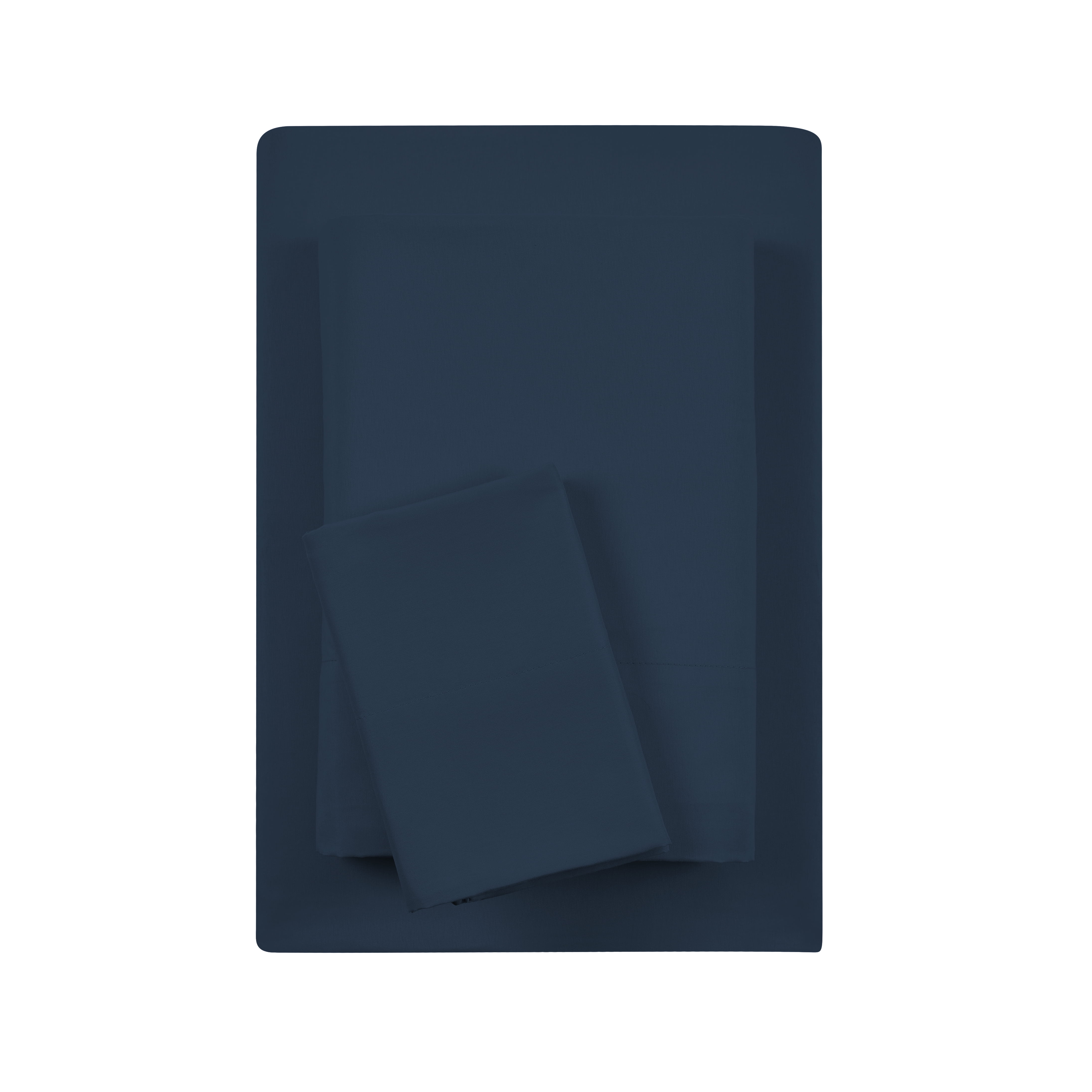 Your Zone Kids Microfiber Sheet Set Navy Twin 3 Piece Soft Durable ...