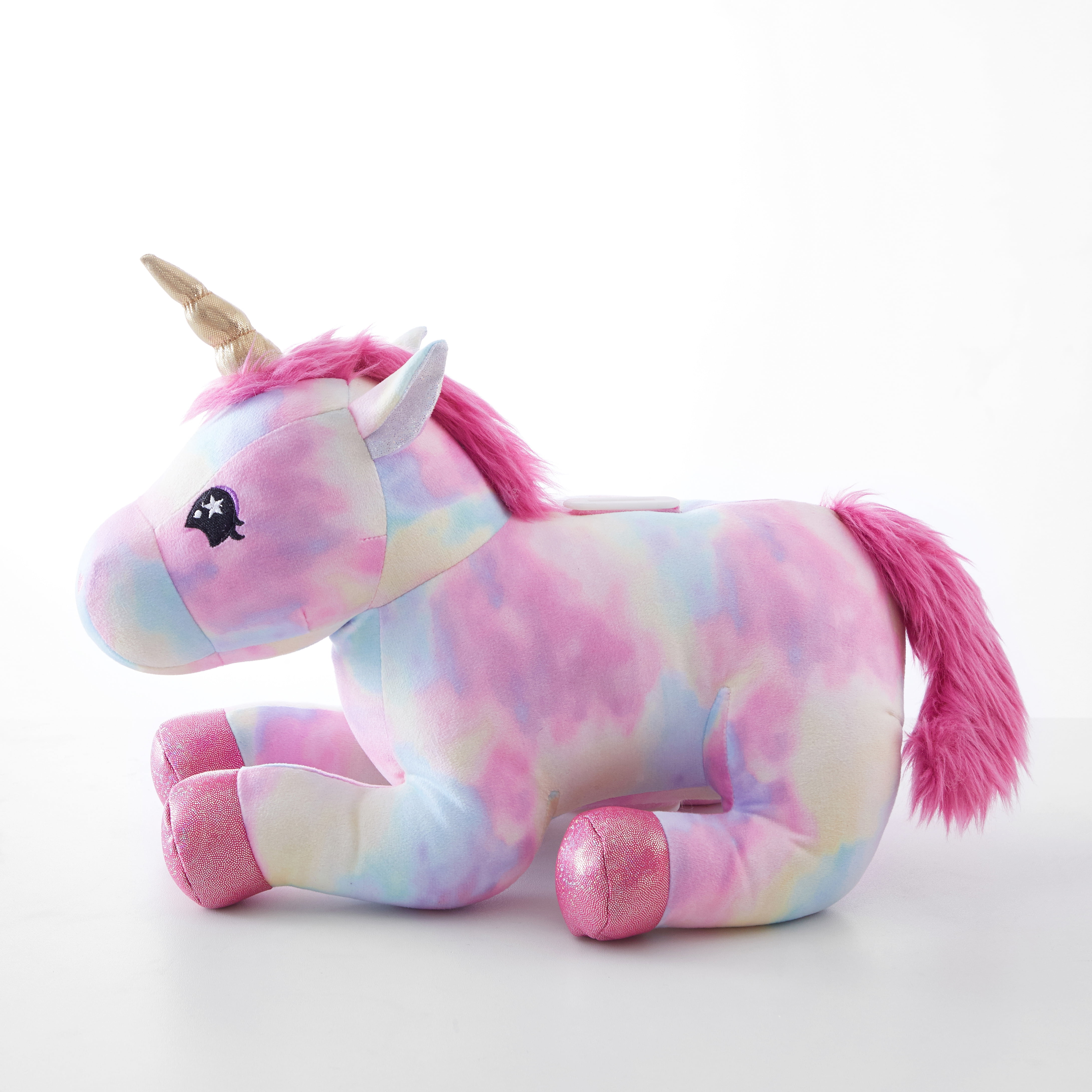 Your Zone Kids Pink Unicorn Plush Coin Piggy Bank 7H Decorative Money ...