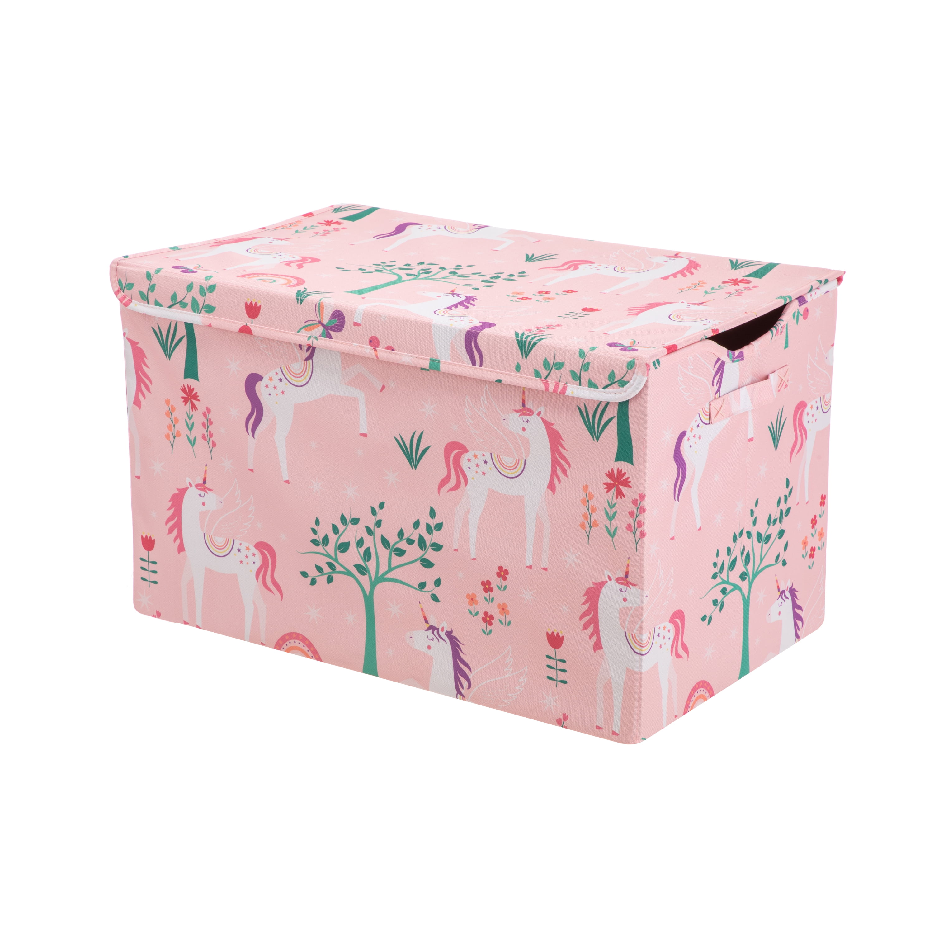 Your Zone Unicorn Pattern Kids Collapsible Toy Storage Trunk - Walmart.com