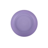Your Zone Purple Plastic Round Plate 7.5 Inch Kids Plate - Durable and ...