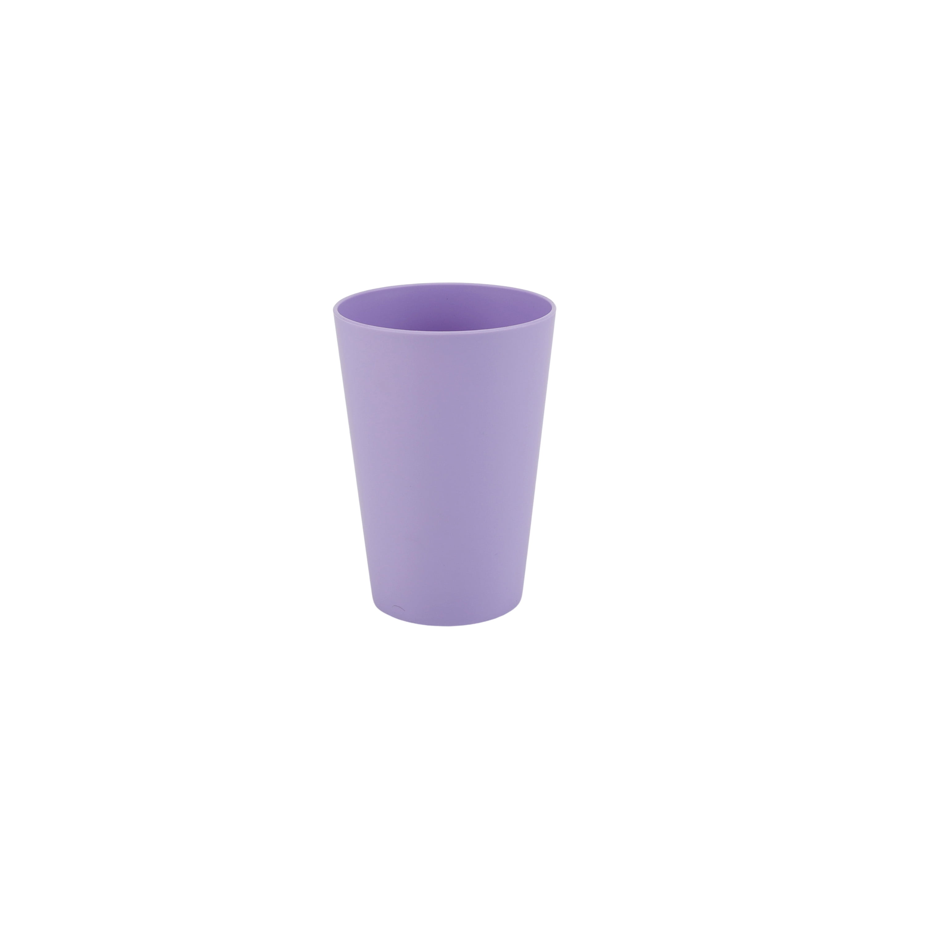 Your Zone Lilac Purple 15-Ounce Plastic Cup, Single Piece Tumbler ...
