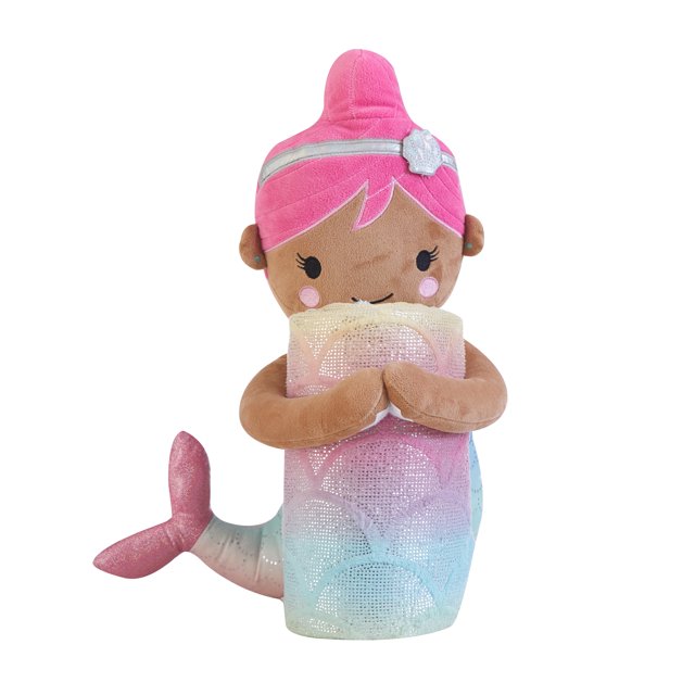 Your Zone Novelty Pink Mermaid 100% Polyester Throw 60" x 50" - Walmart.com