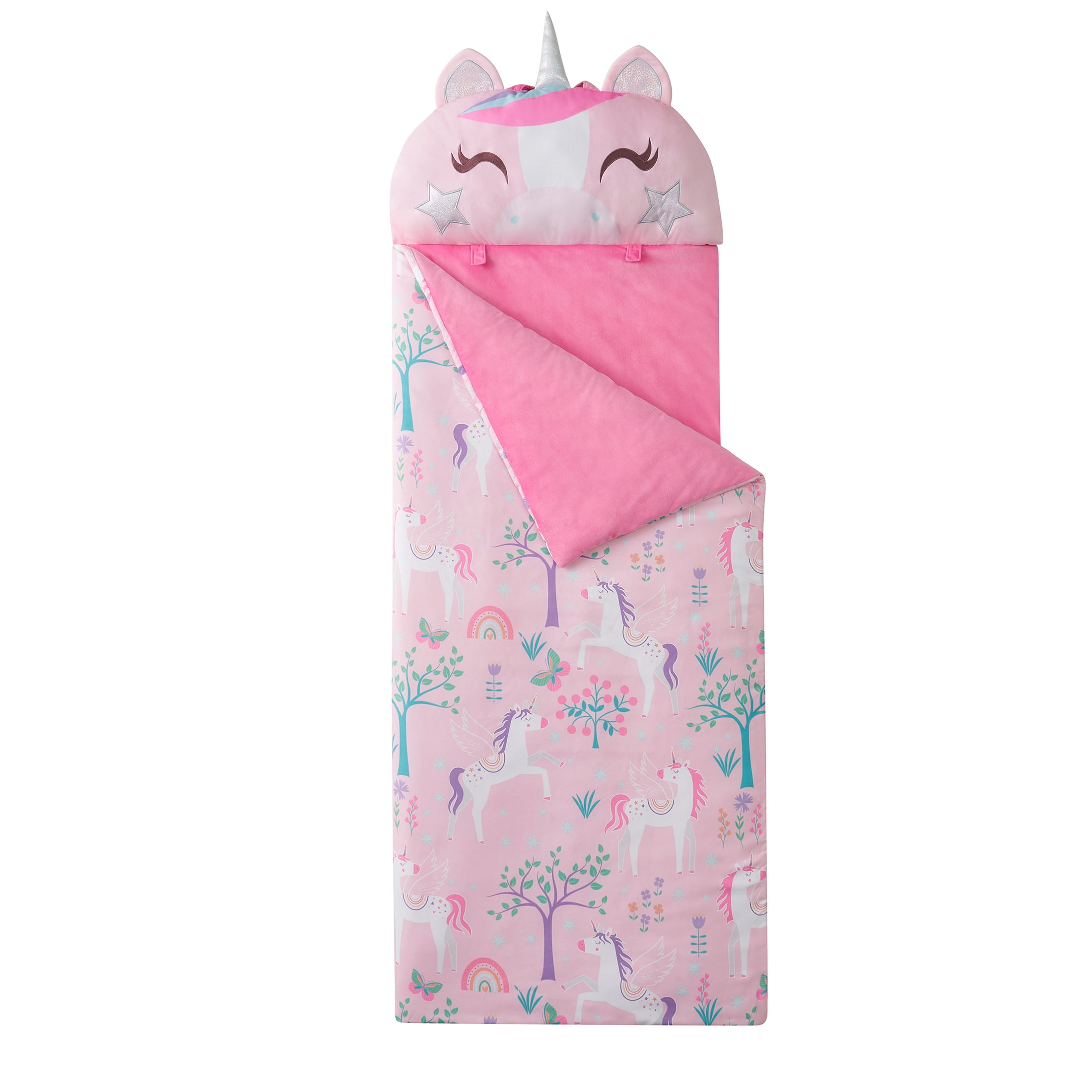 Your Zone Pink Unicorn Glow in the Dark Child's Nap Mat, 24" x 70 ...