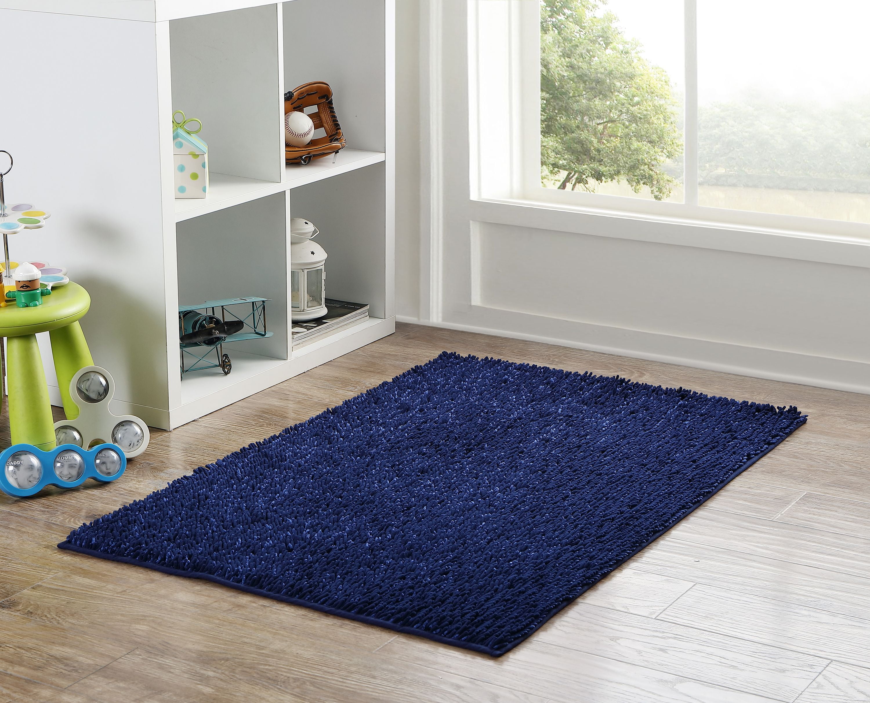 Your Zone Shiny Noodle Area Rug, Multiple Colors Available - Walmart.com