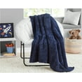 Your Zone Soft, Navy Blue, Oversized, Fuzzy, Throw Blanket for Kids, 72 ...