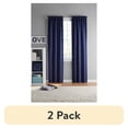 Your Zone Blackout Curtain Panels - 30 x 63 - Walmart.com