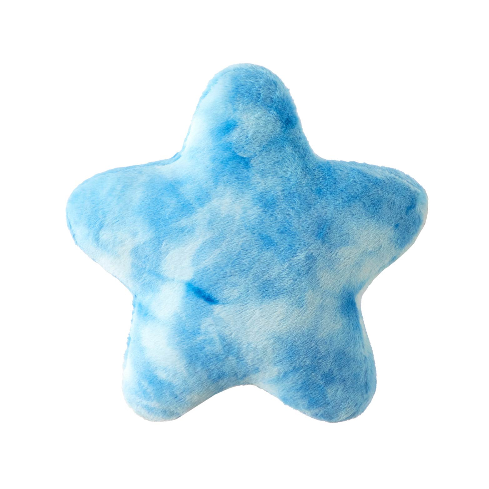 Your Zone Faux Fur Star Decorative Pillow for Kids, Blue, 16-inch, Spot ...