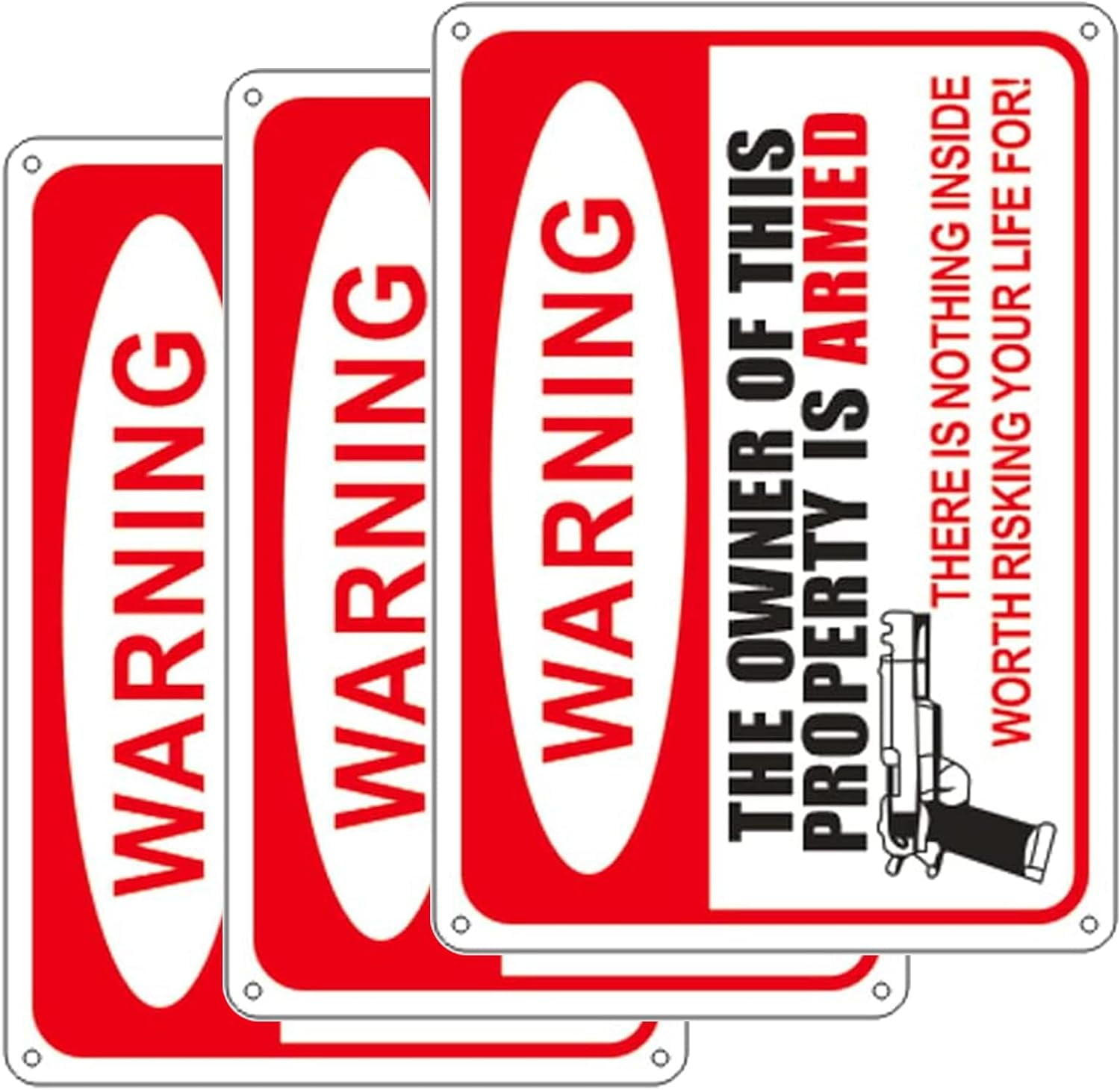 Your on Camera Signs - Warning The Owner Of This Property Sign - 24 ...