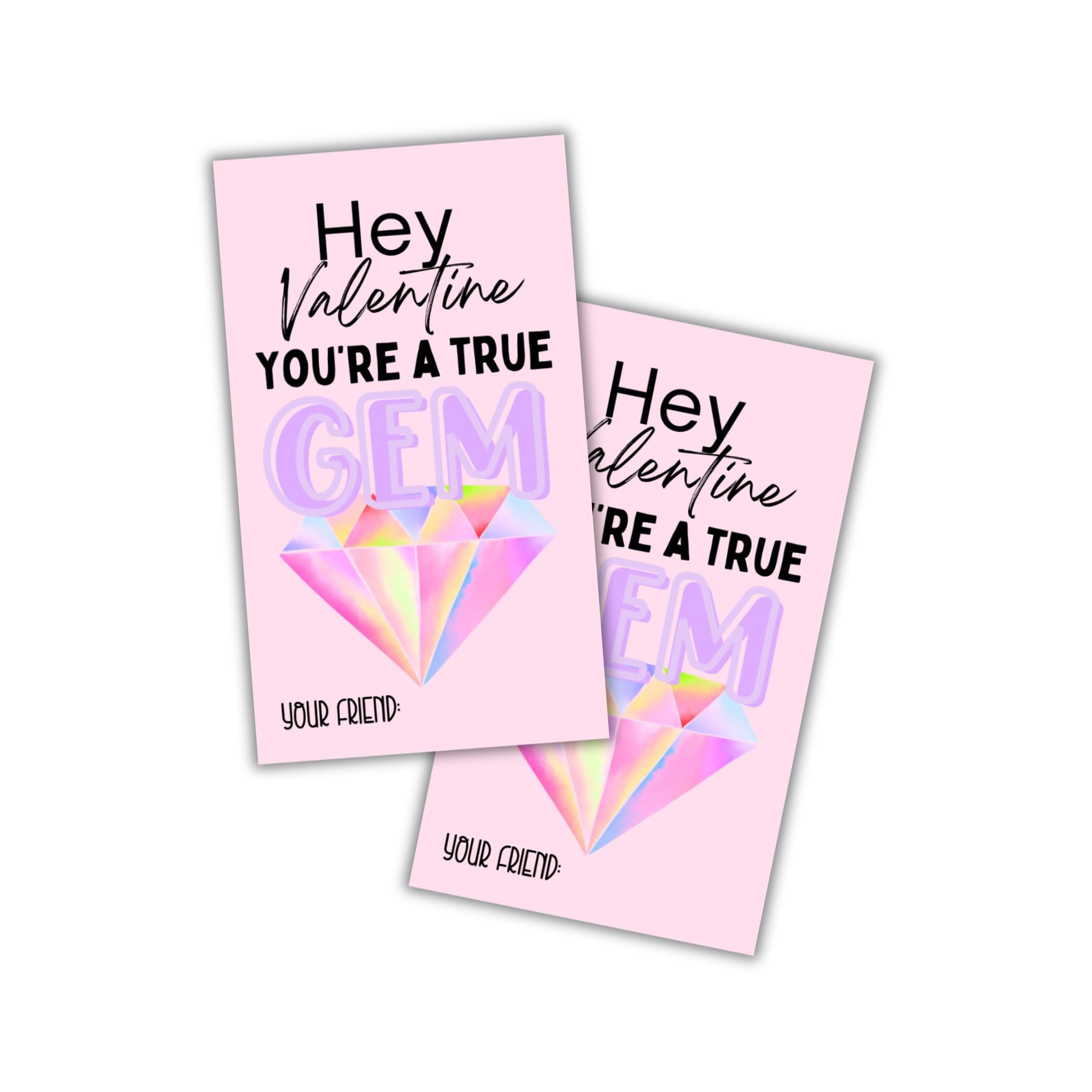 Youre A Gem Valentine's Day Cards 30 pk Attach To Lollipop Ring for ...